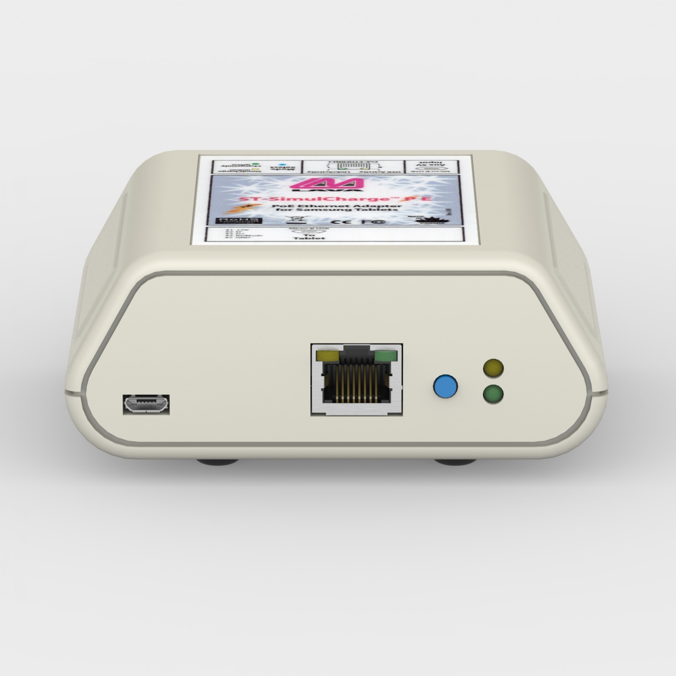 Lava Computer nSTS-PE: USB Ethernet Adapter with PoE (Data and Power)