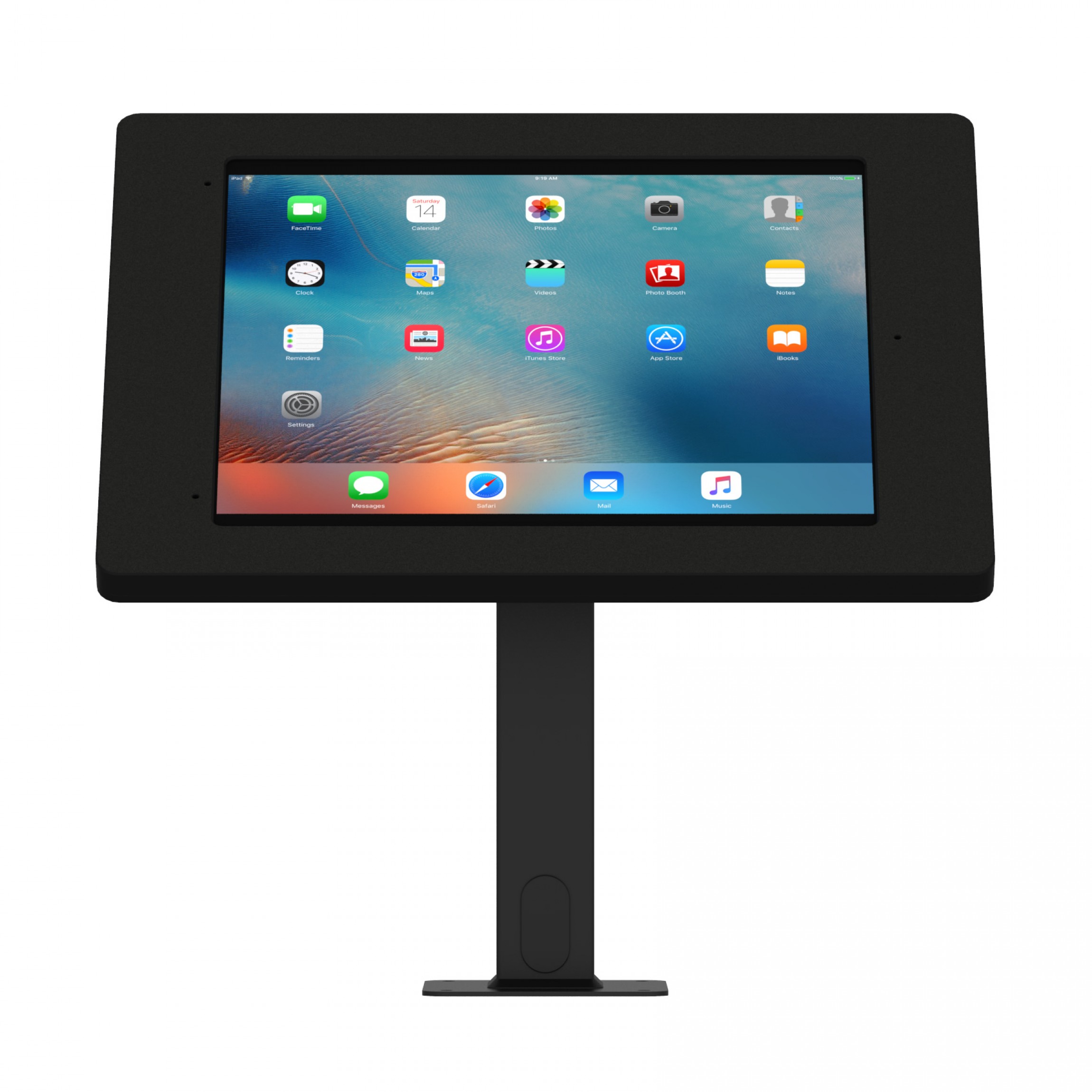 VidaMount 12.9-inch iPad Pro Home Button Covered Black Enclosure w. 360 ...