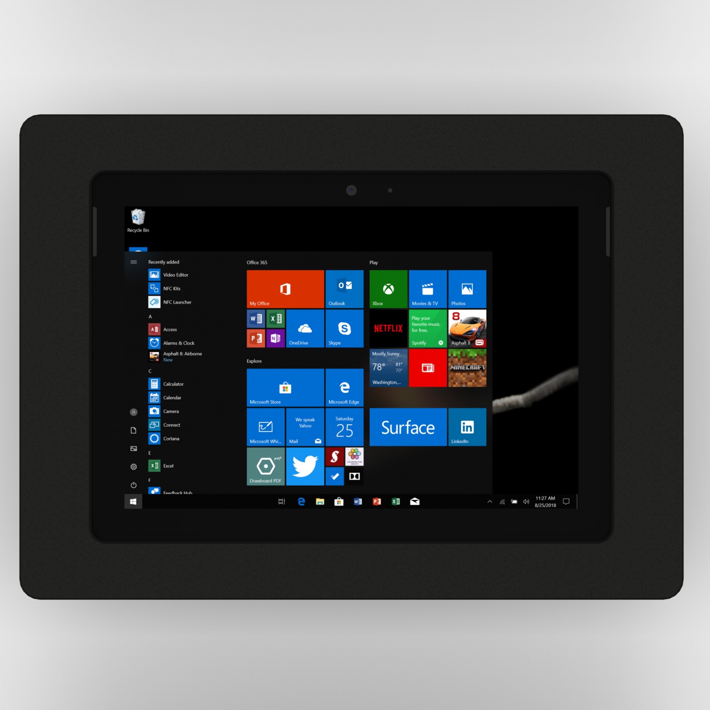 VidaMount Tilting Wall Microsoft Surface Go, Go 2, Go 3, & Go 4 Tablet ...