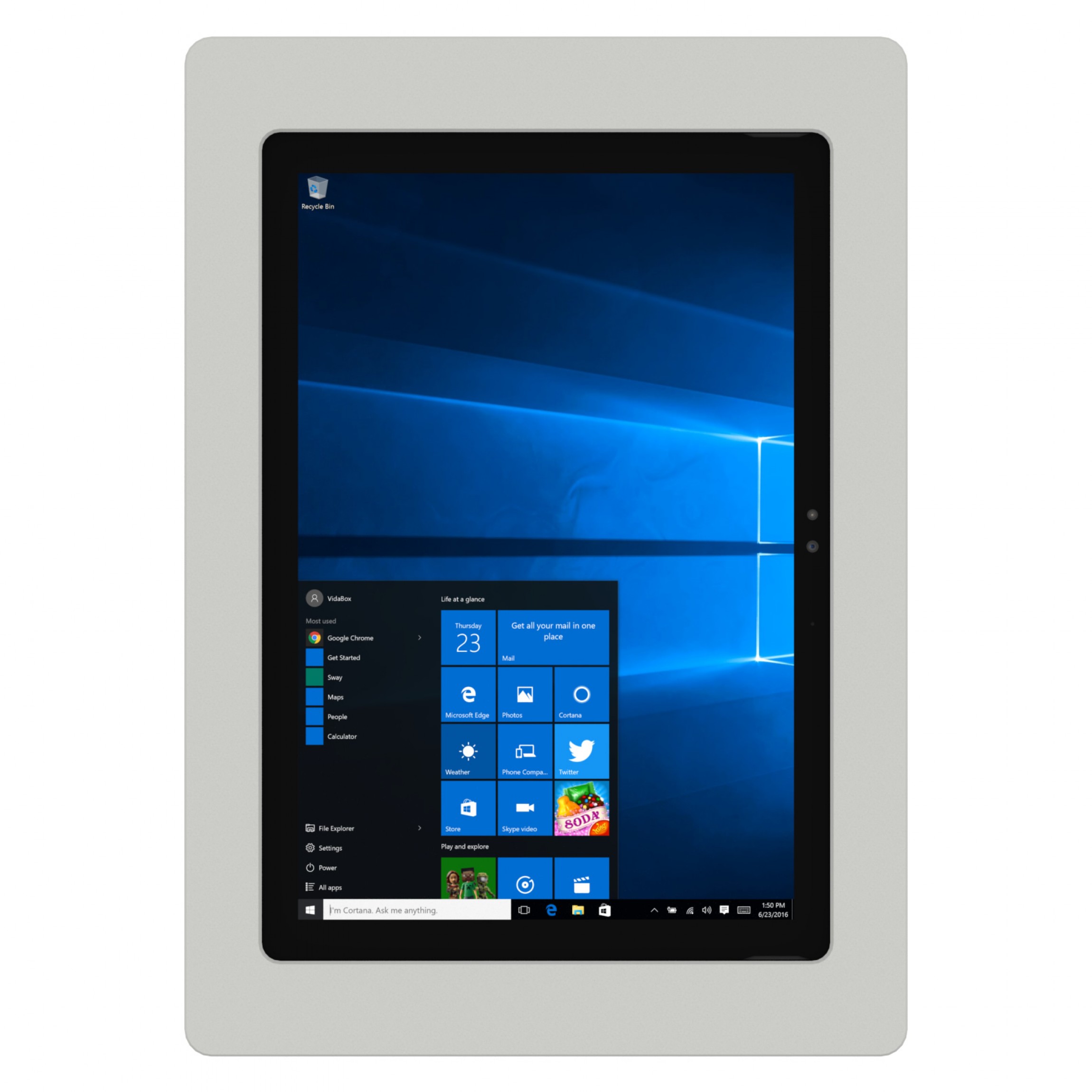 VidaMount VESA Tablet Enclosure - Microsoft Surface Pro 7+, Pro 7, Pro ...