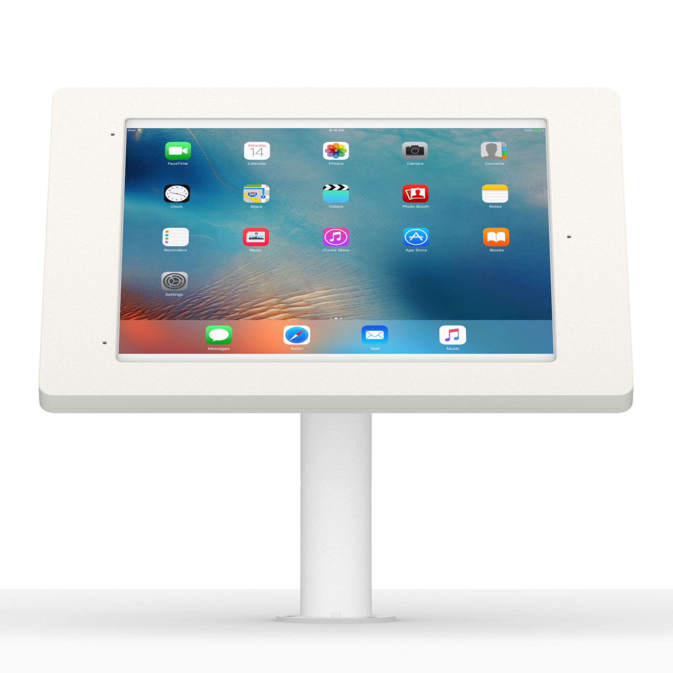 VidaMount 12.9-inch iPad Pro Home Button Covered White Enclosure w ...