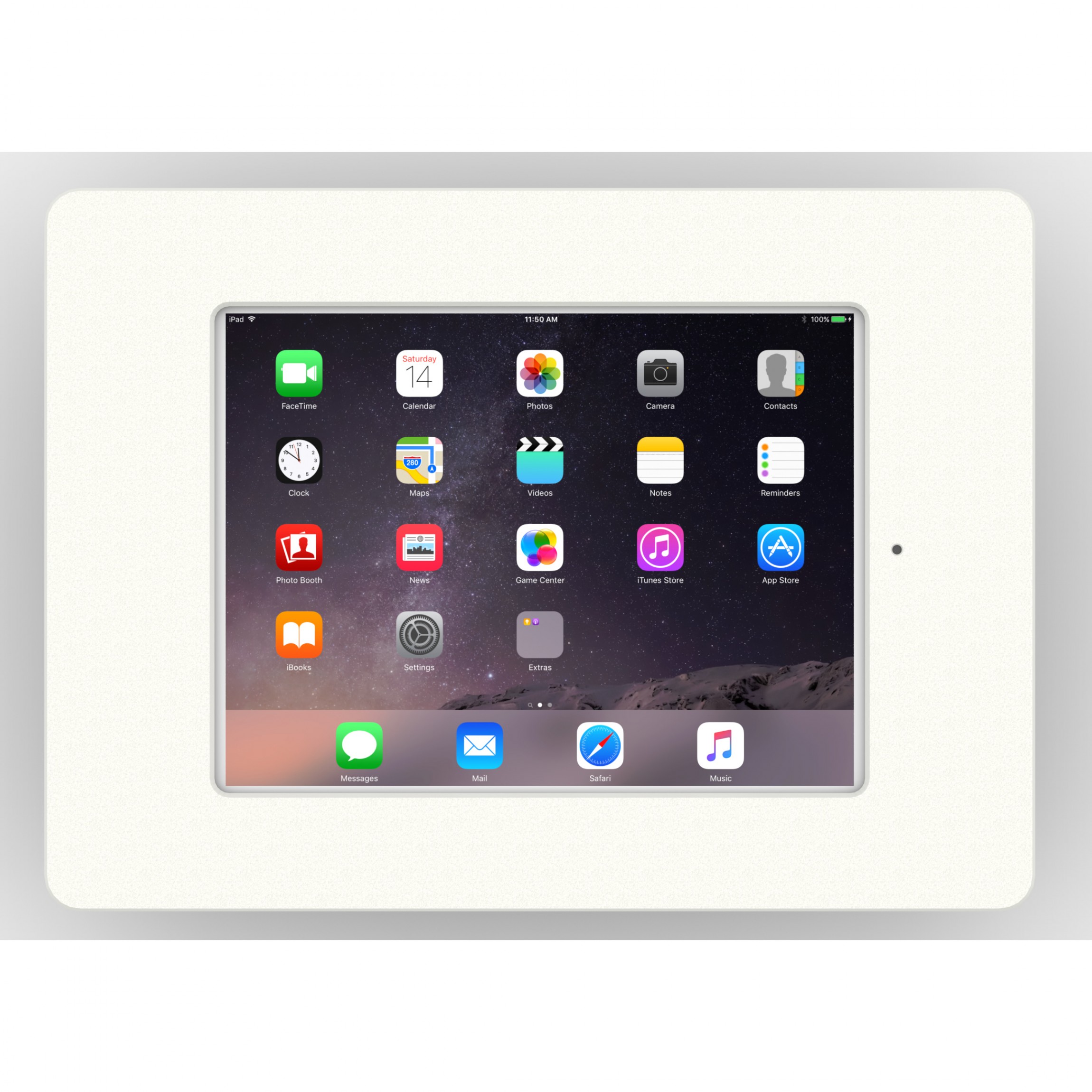 VidaMount Tilting Wall iPad Mini 4 & 5 Home Button Covered Tablet Mount ...