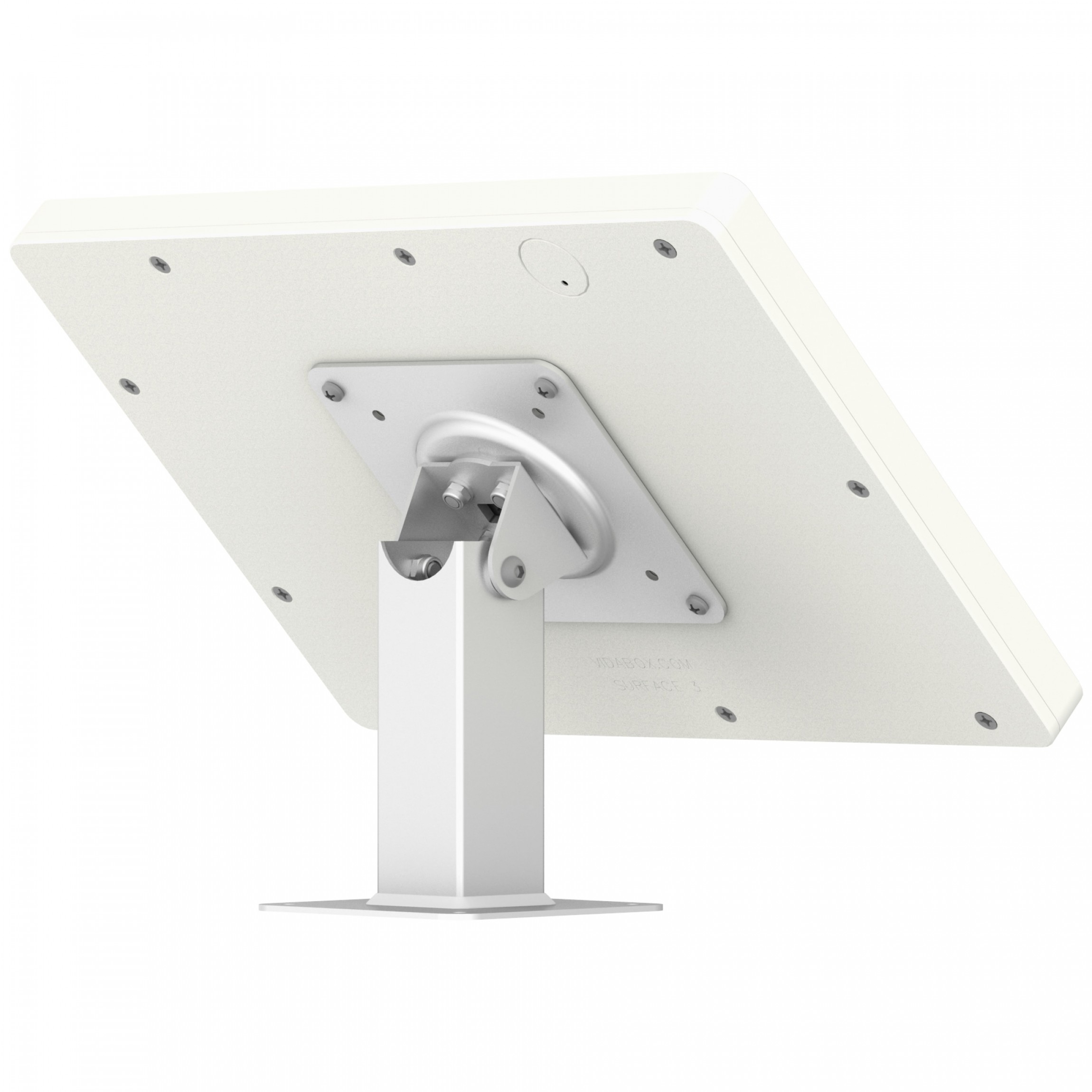 VidaMount Microsoft Surface 3 White Enclosure w. 360 Rotate & Tilt ...