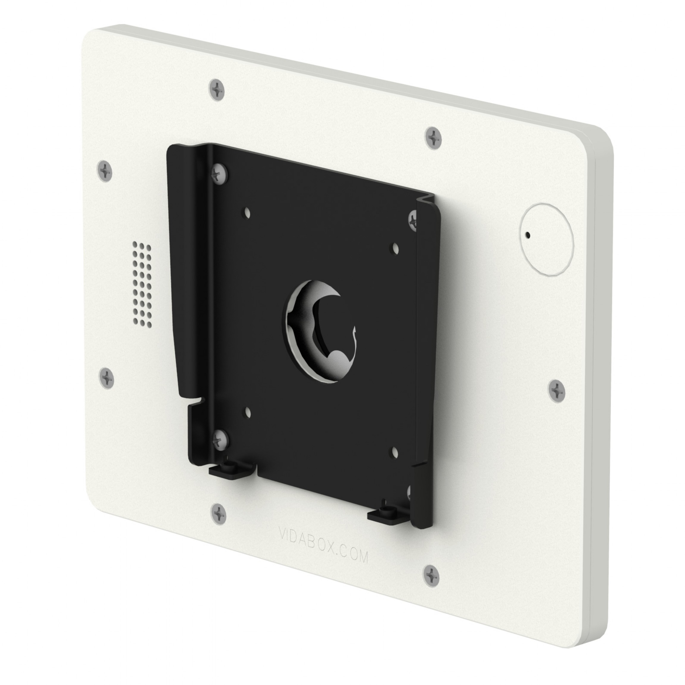 VidaMount Fixed Slim Wall iPad Mini 1, 2, 3 Tablet Mount - White