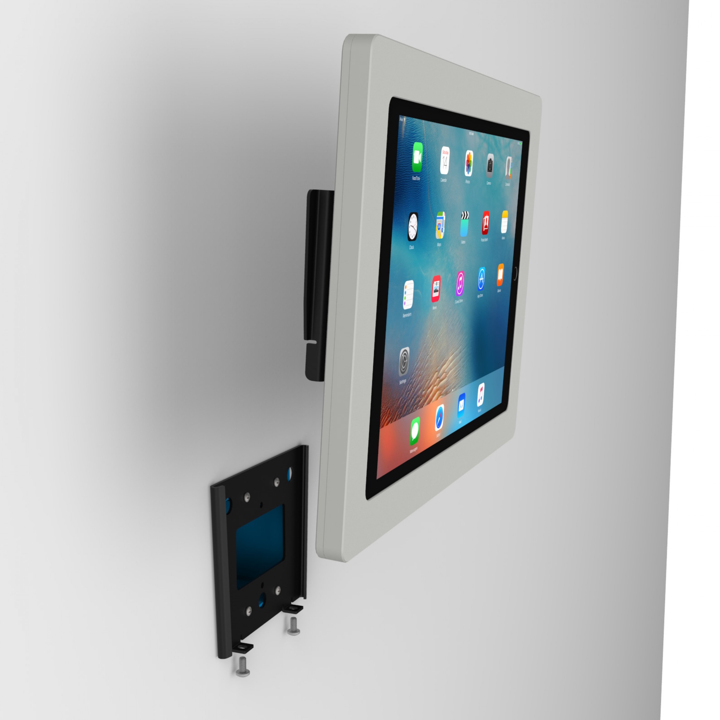 VidaMount Fixed Slim Wall 12.9-inch iPad Pro Tablet Mount - Black
