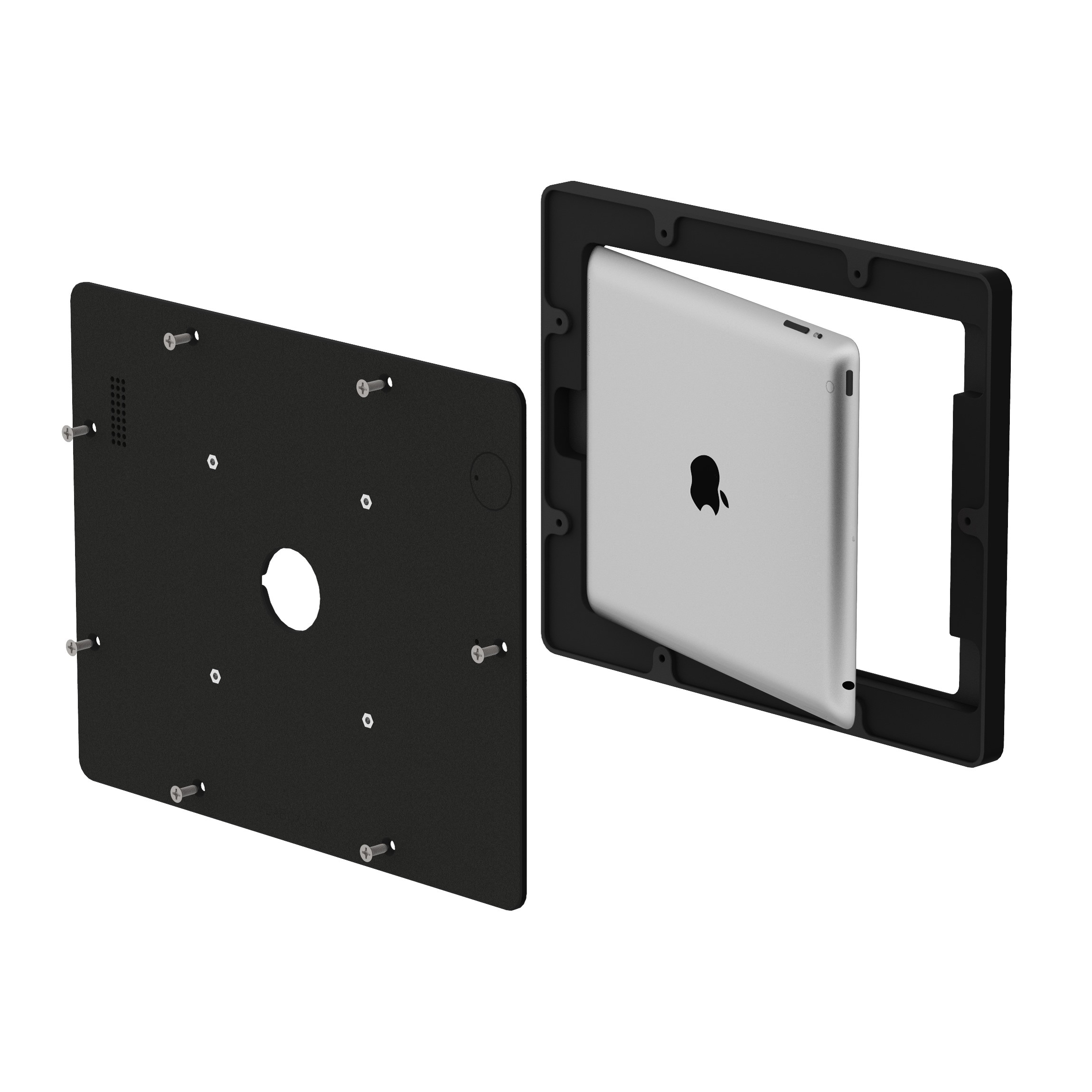 VidaMount VESA Tablet Enclosure - iPad 2, 3 & 4 - Black