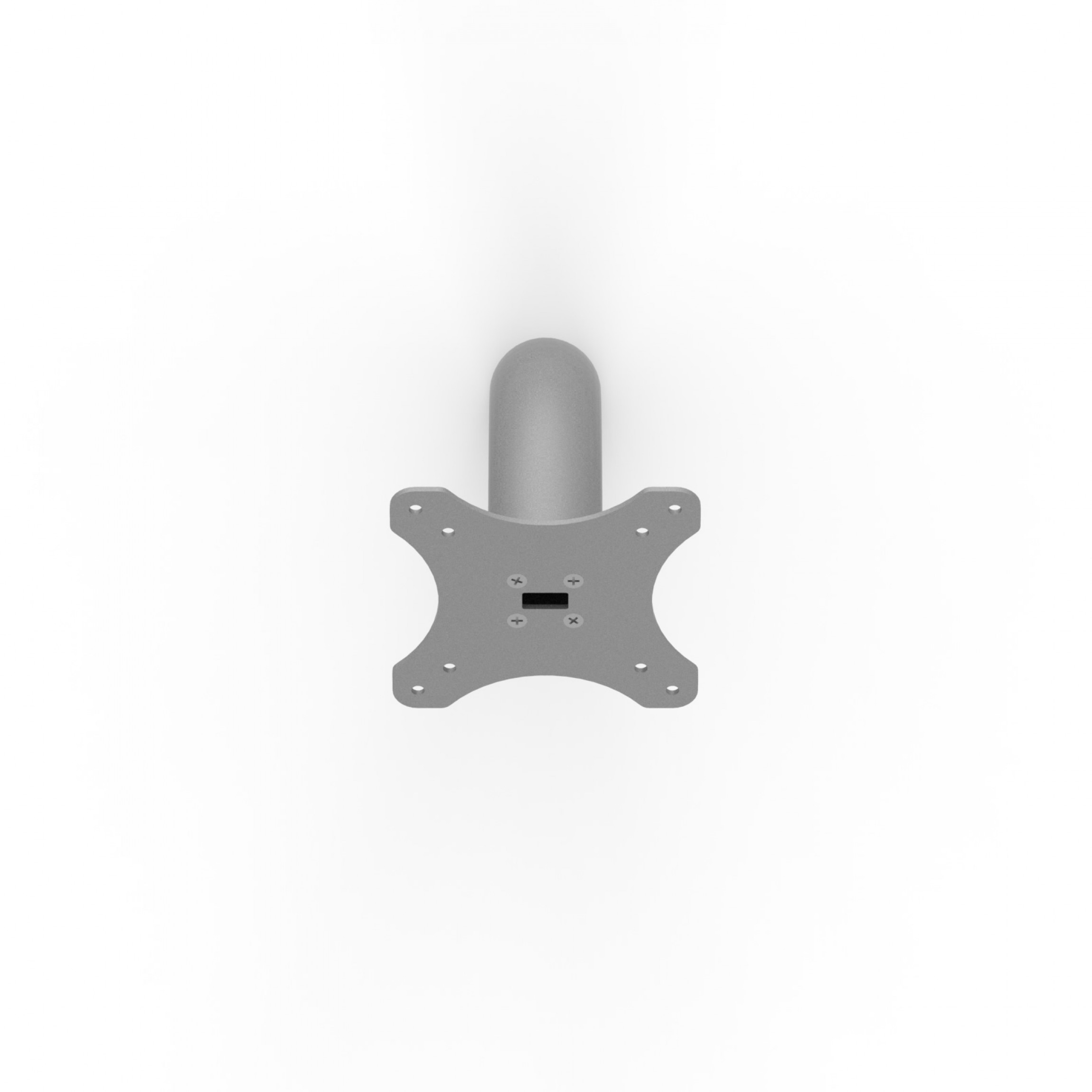 Fixed VESA Table or Wall Surface Mount - Silver