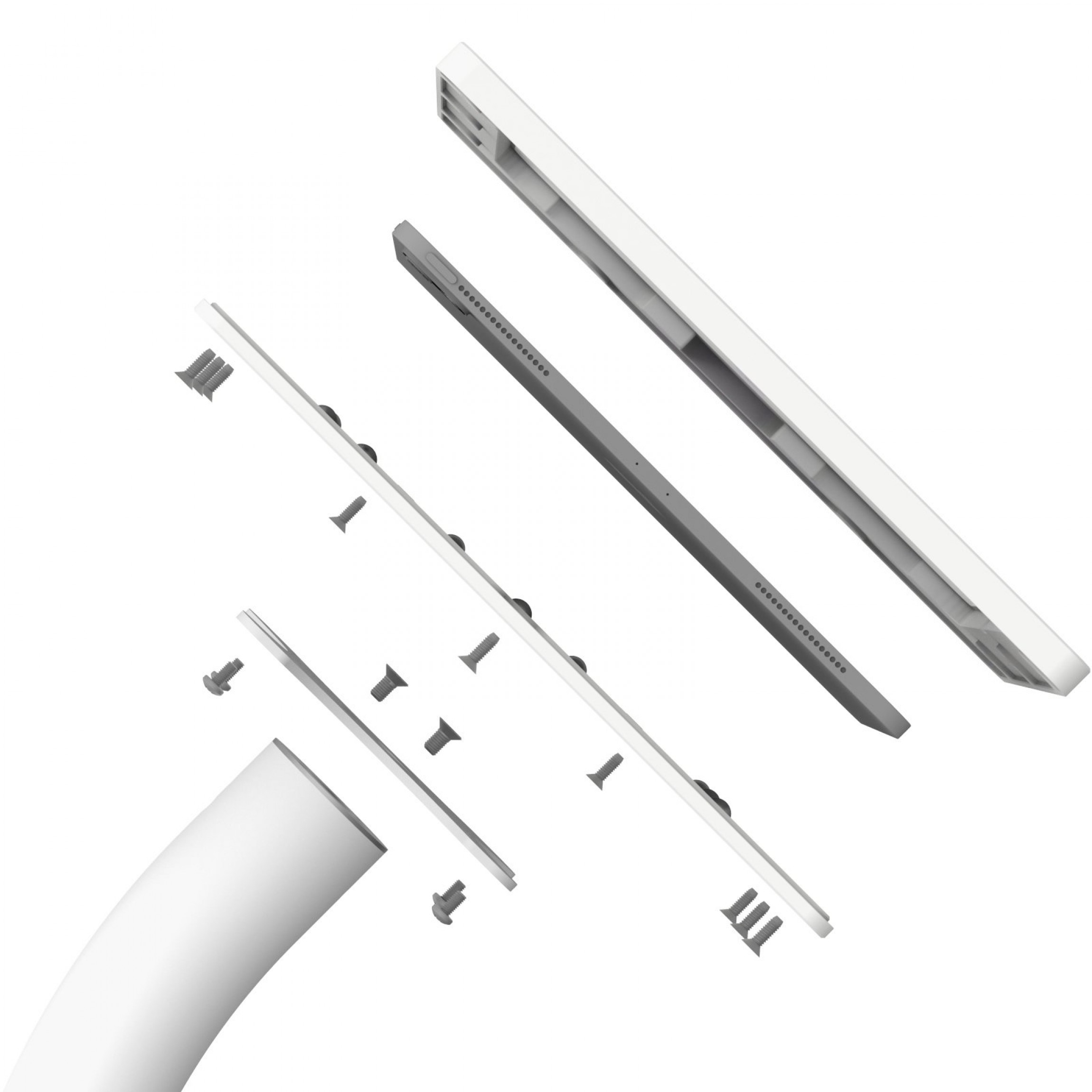 VidaMount 12.9-inch iPad Pro 3rd, 4th, 5th, & 6th Gen White Enclosure w ...