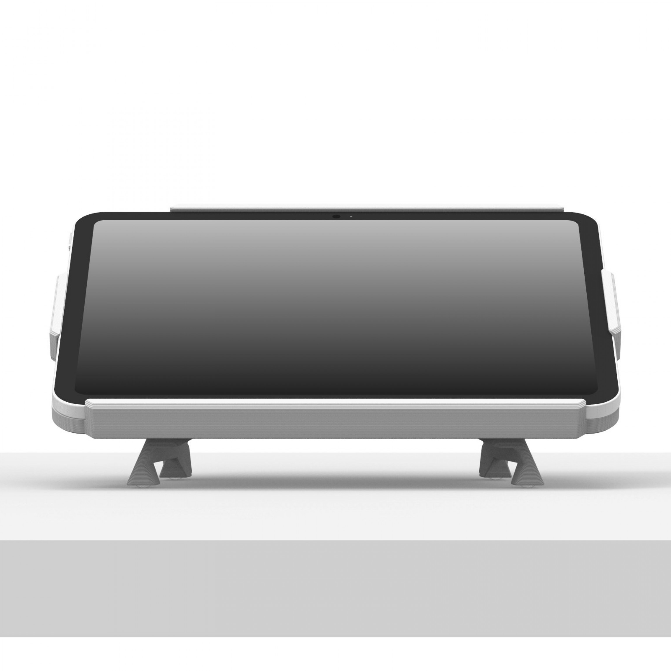 VidaMount Microsoft Surface Pro 12 White Open Enclosure w. Flippable ...