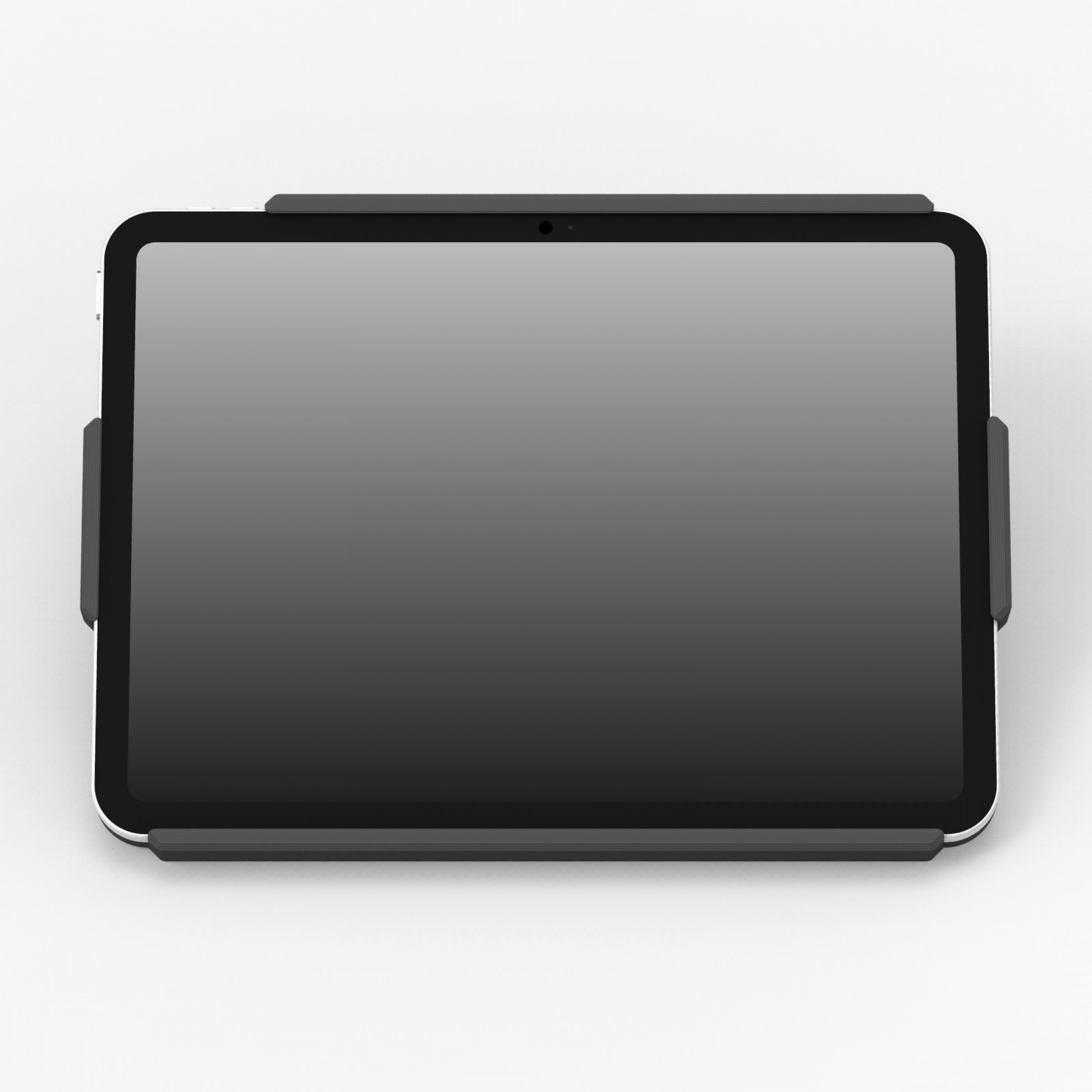 VidaMount iPad Mini 6 | 7 (A17 Pro) Black Open Enclosure w. Foldable ...