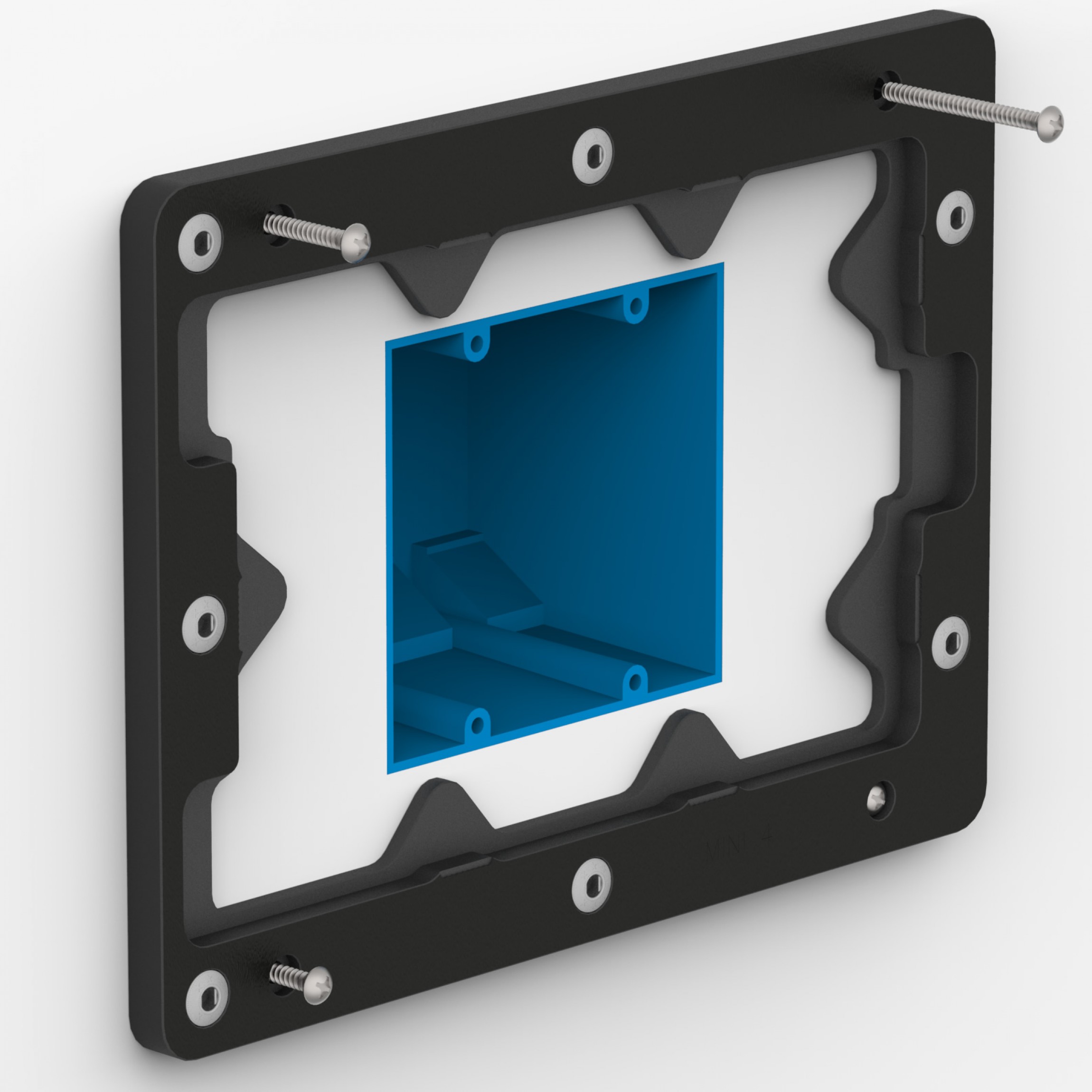 Black - iPad mini 1, 2, 3 - VidaMount On-Wall Tablet Mount