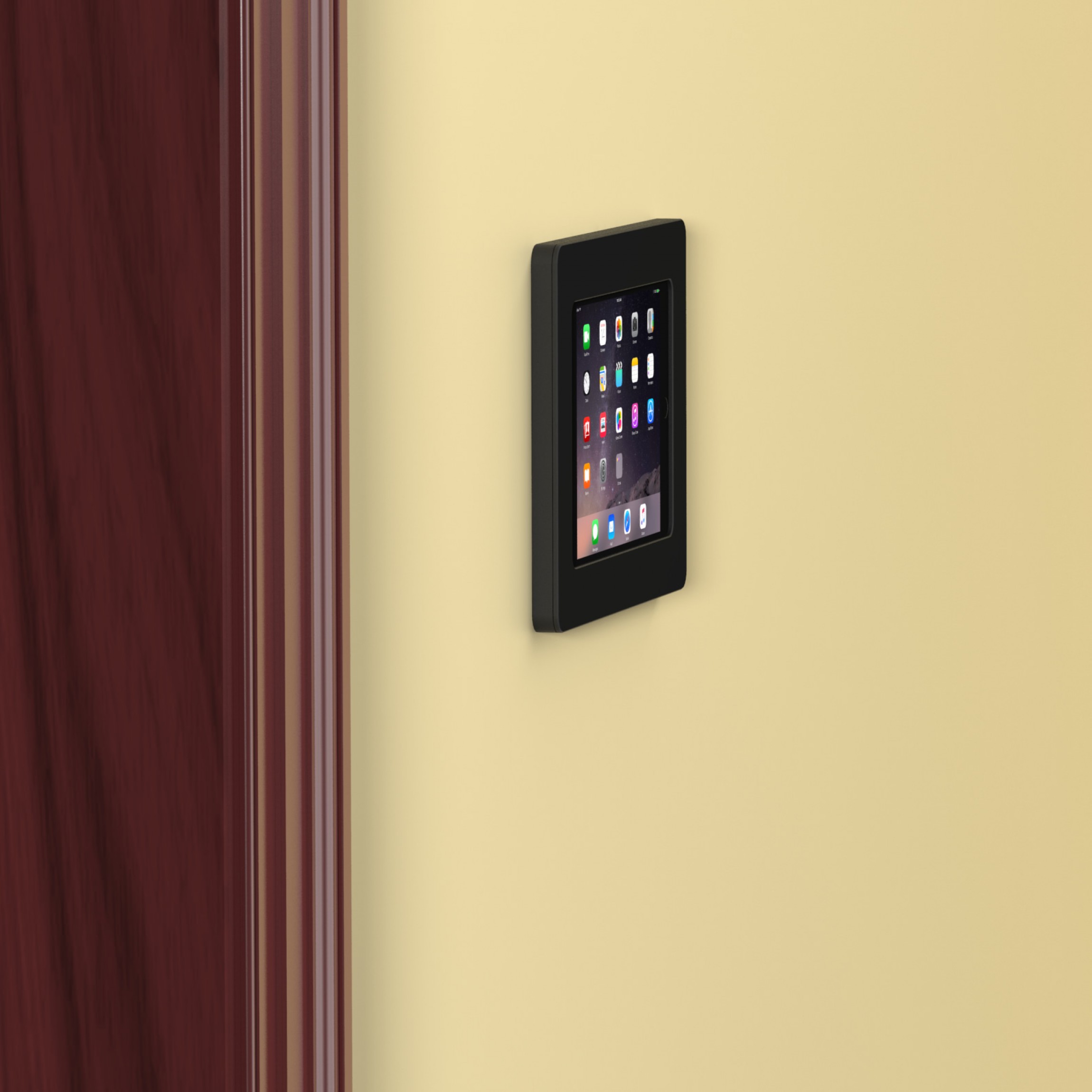 Black - iPad mini 1, 2, 3 - VidaMount On-Wall Tablet Mount