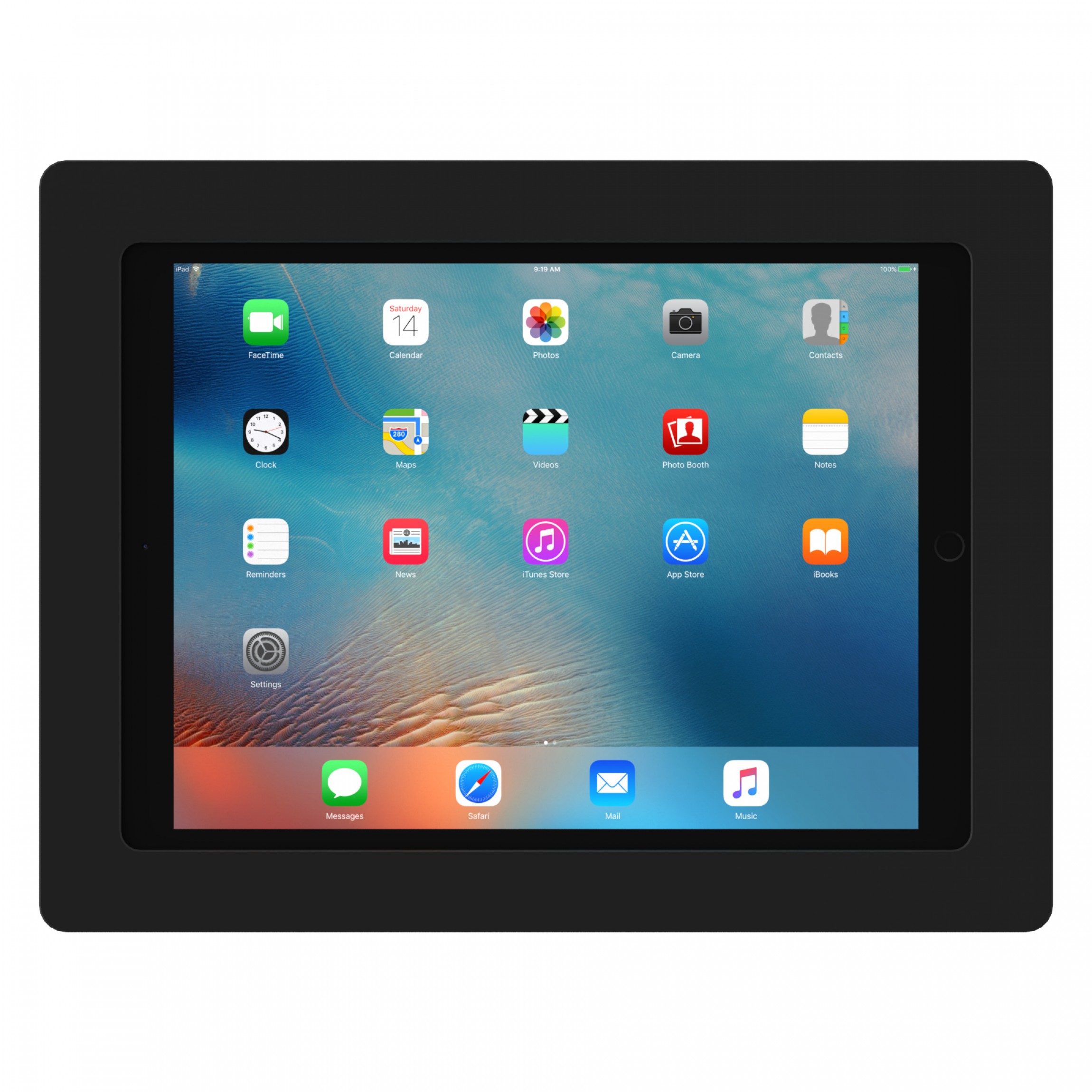 Black - 12.9-inch iPad Pro - VidaMount On-Wall Tablet Mount