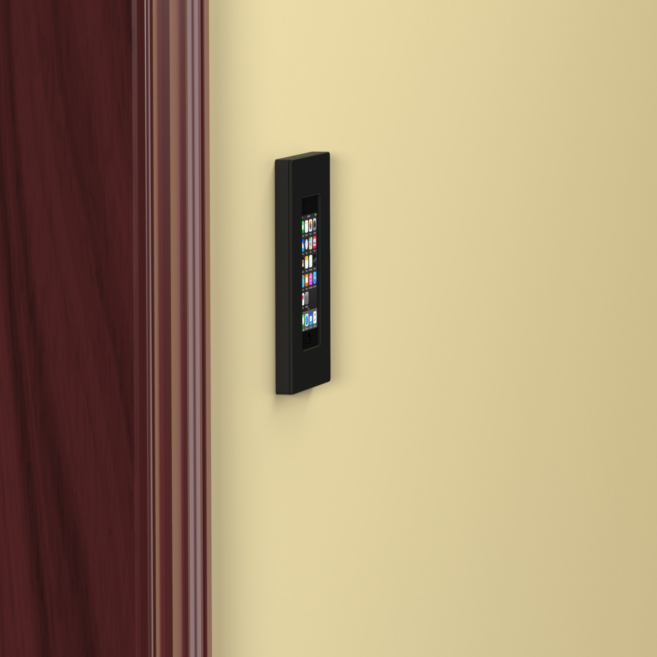VidaMount On-Wall iPod Touch (5th/6th/7th Gen) Enclosure Mount - Black ...