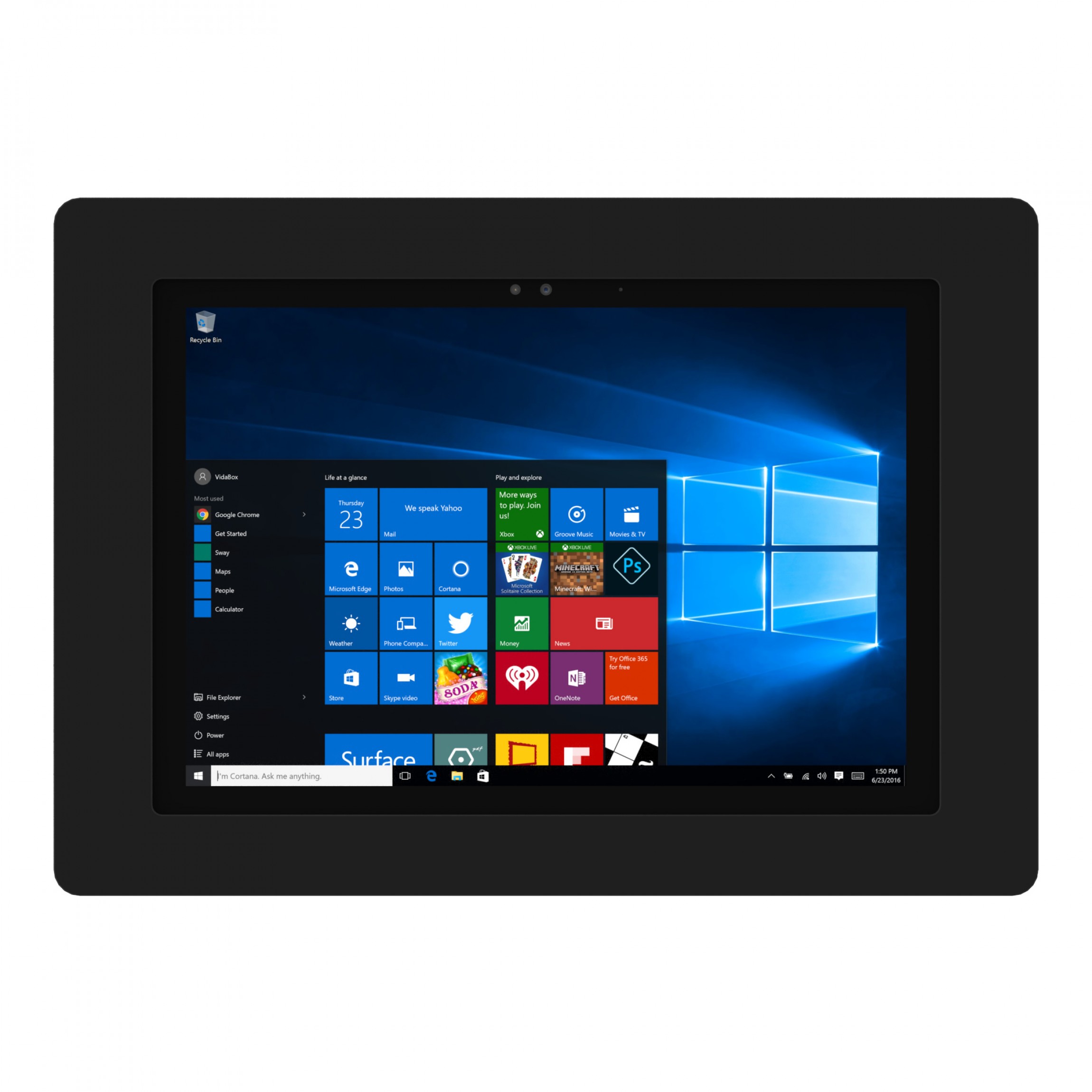 VidaMount On-Wall Tablet Mount - Microsoft Windows Surface Pro 7+, Pro ...