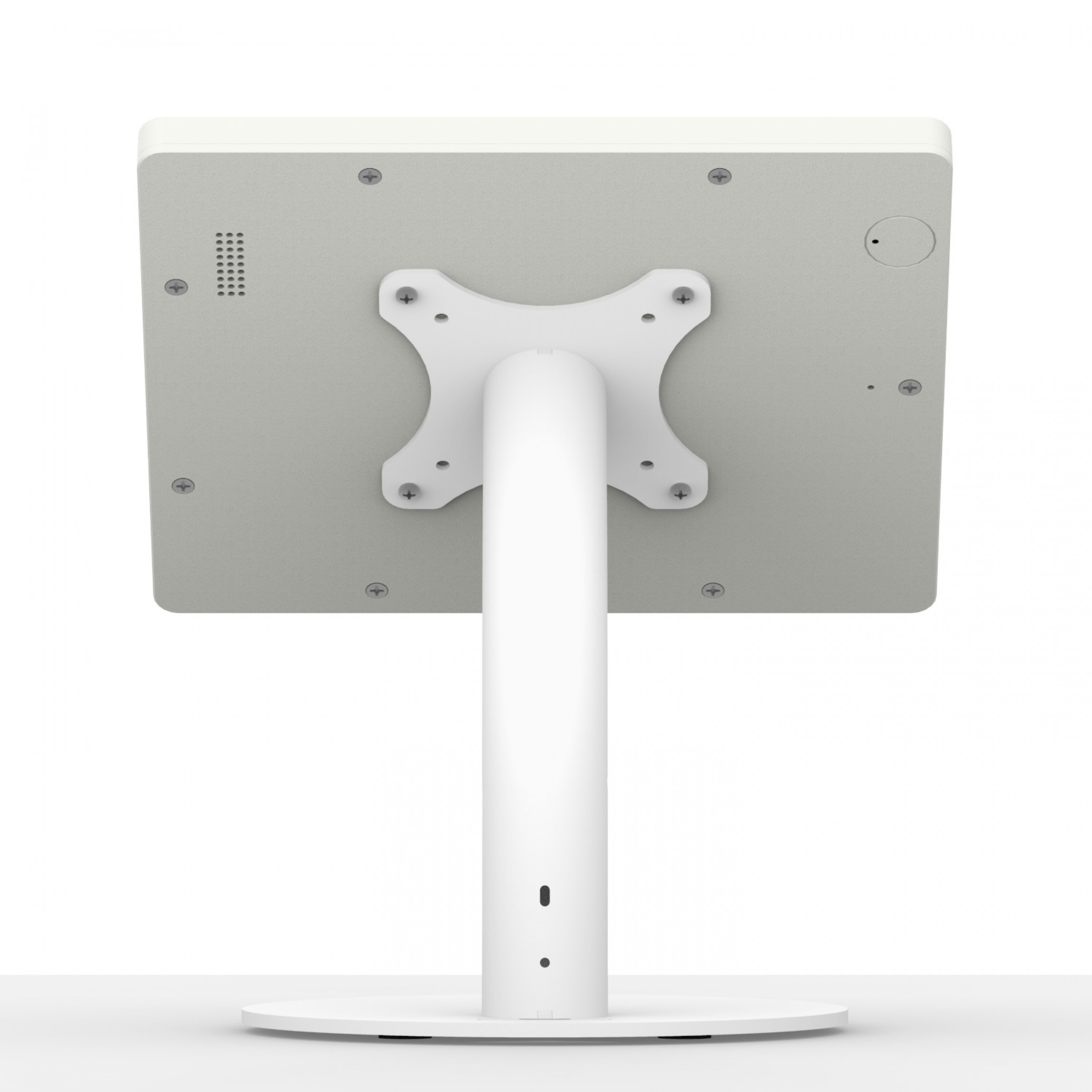 VidaMount iPad 2, 3, 4 White Enclosure w. Portable Fixed VESA Stand