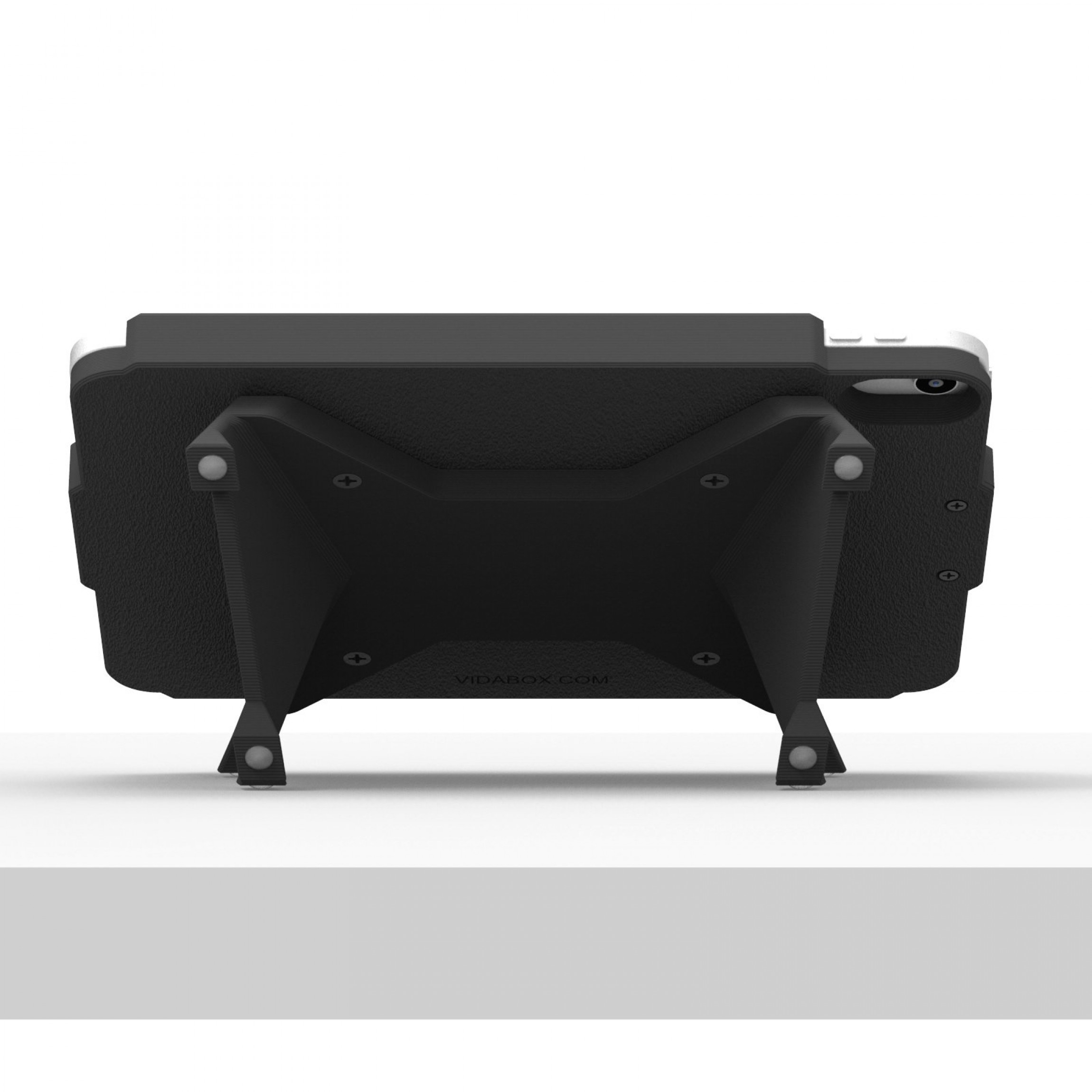 Open VidaMount Flippable Desk Stand iPad / Tablet Mount - VidaBox | Kiosks
