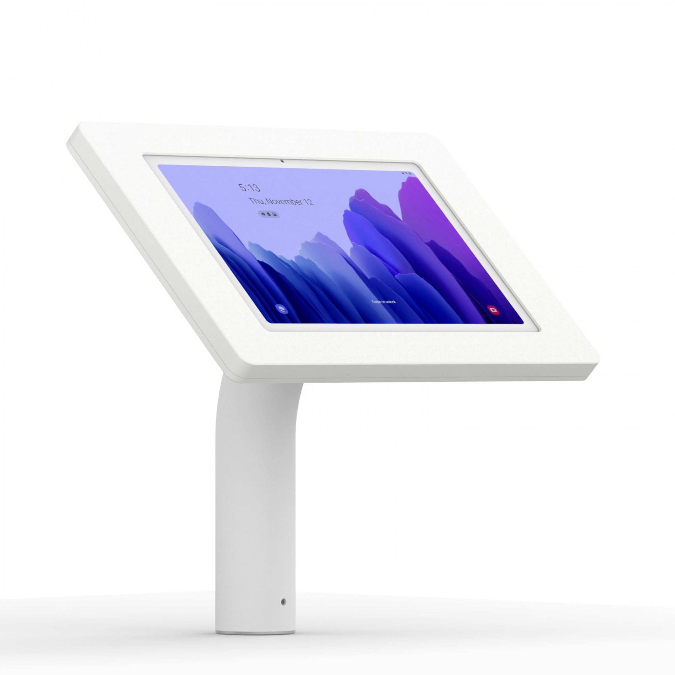VidaMount Samsung Galaxy Tab A7 10.4" White Enclosure w. Fixed Desk ...