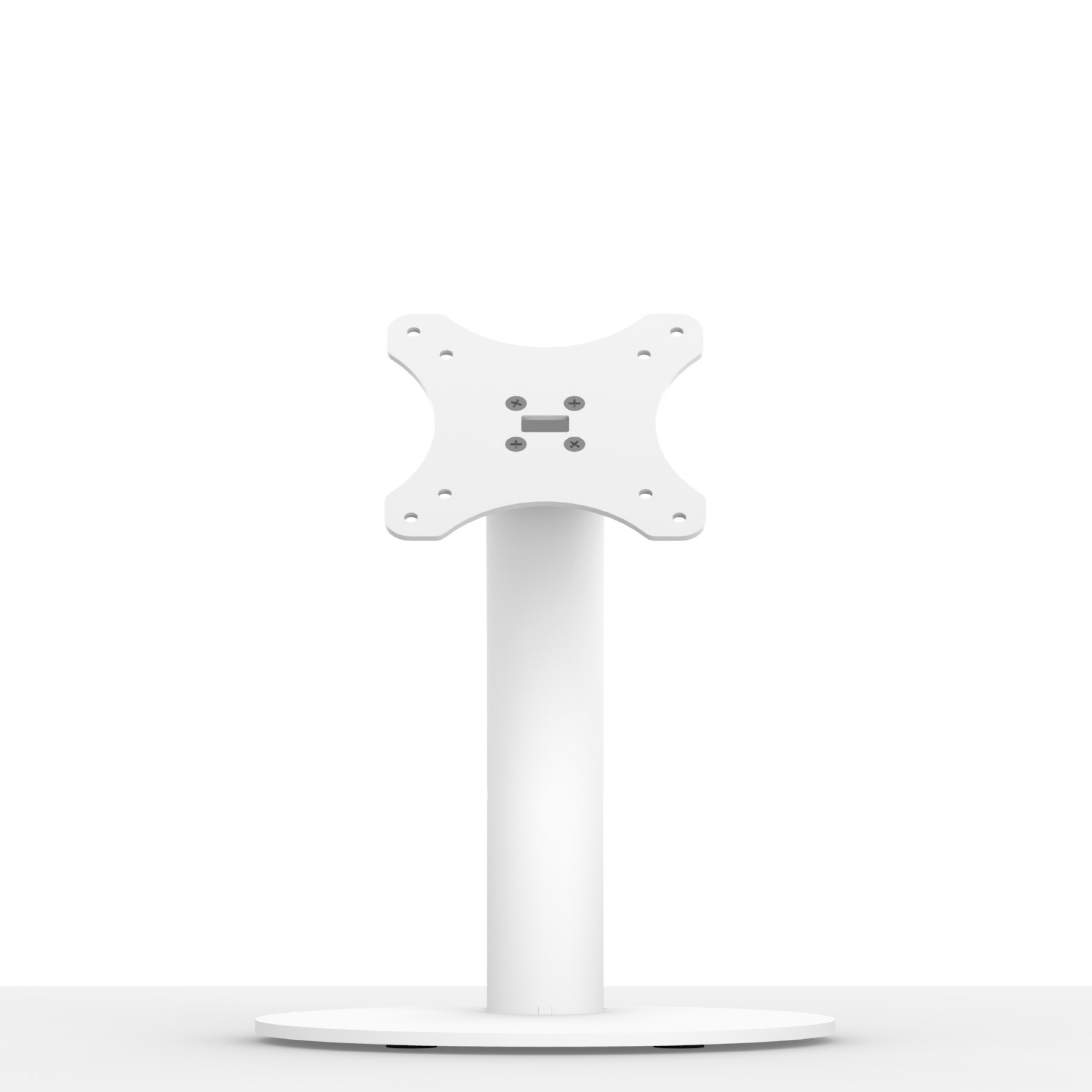 Portable Fixed VESA Table or Wall Surface Display - White