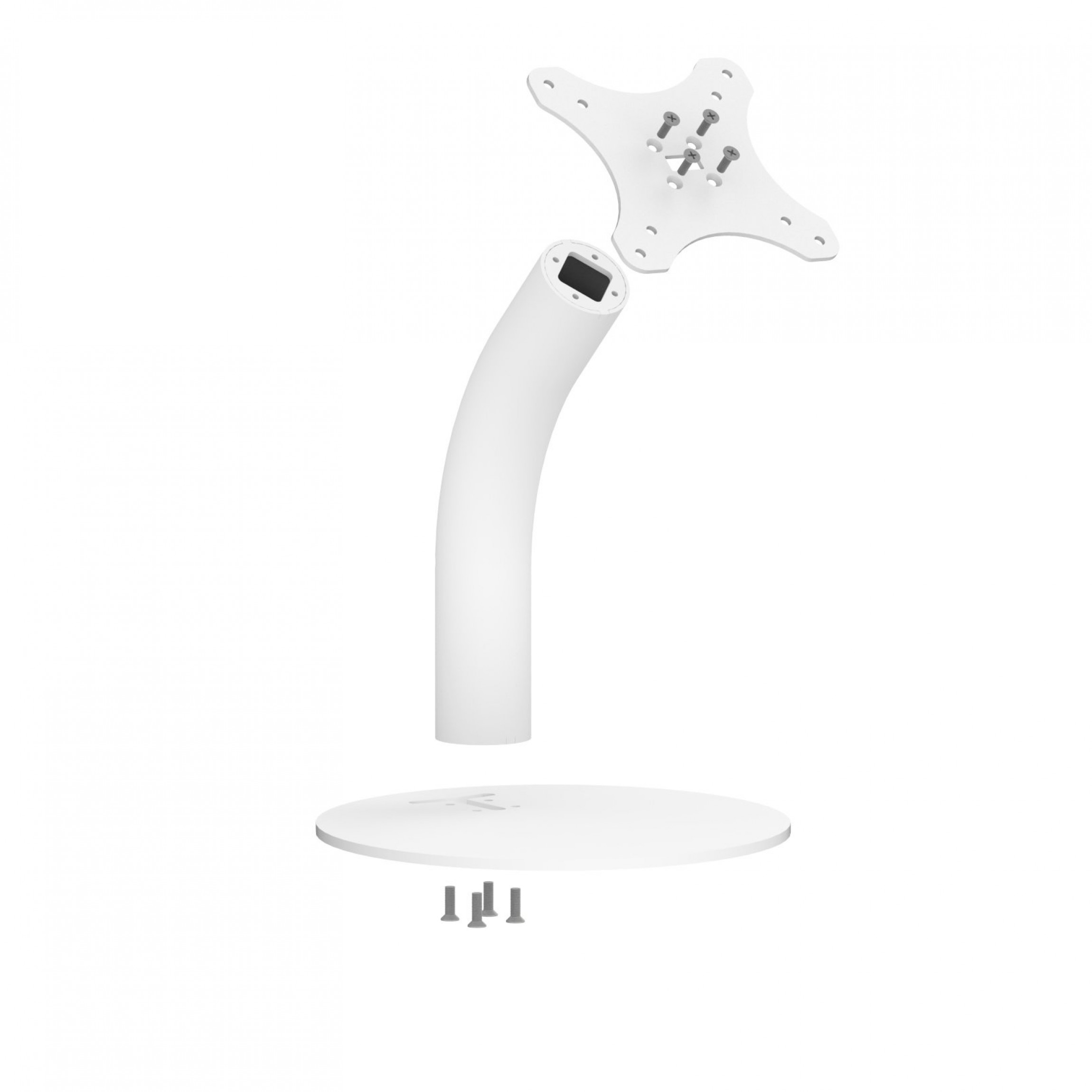 Open Fixed iPad Tablet Desk / Surface Mount - VidaBox | Kiosks