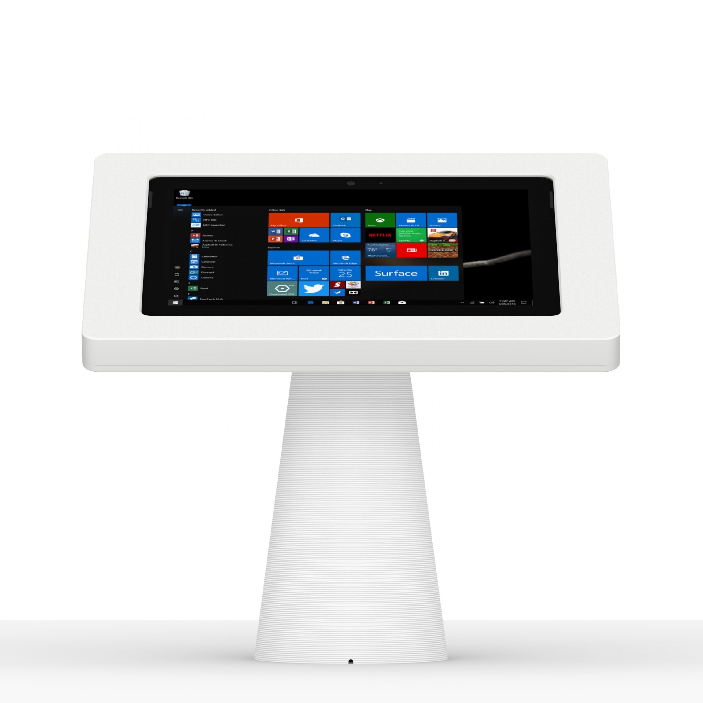 VidaMount Microsoft Surface Go, Go 2, Go 3, & Go 4 White Enclosure w ...