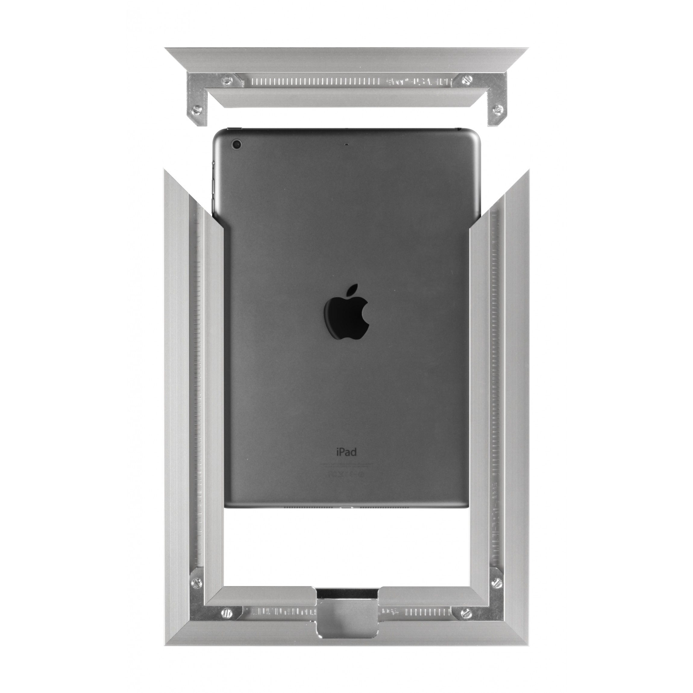 VidaMount Wall Frame - iPad 2, 3 & 4 - Florentine Silver