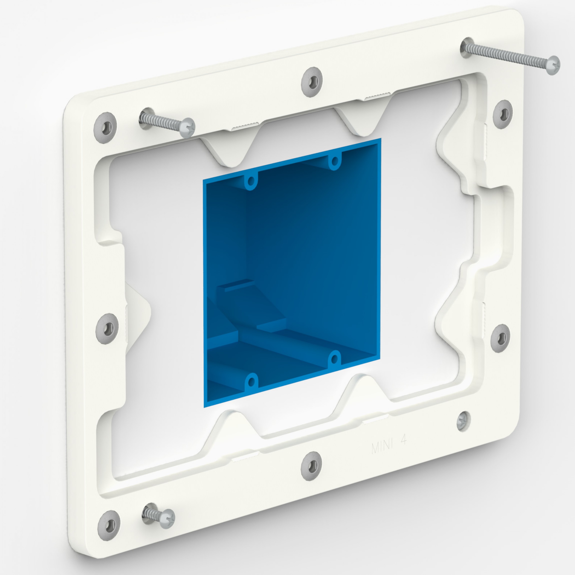 White - iPad mini 1, 2, 3 - VidaMount On-Wall Tablet Mount