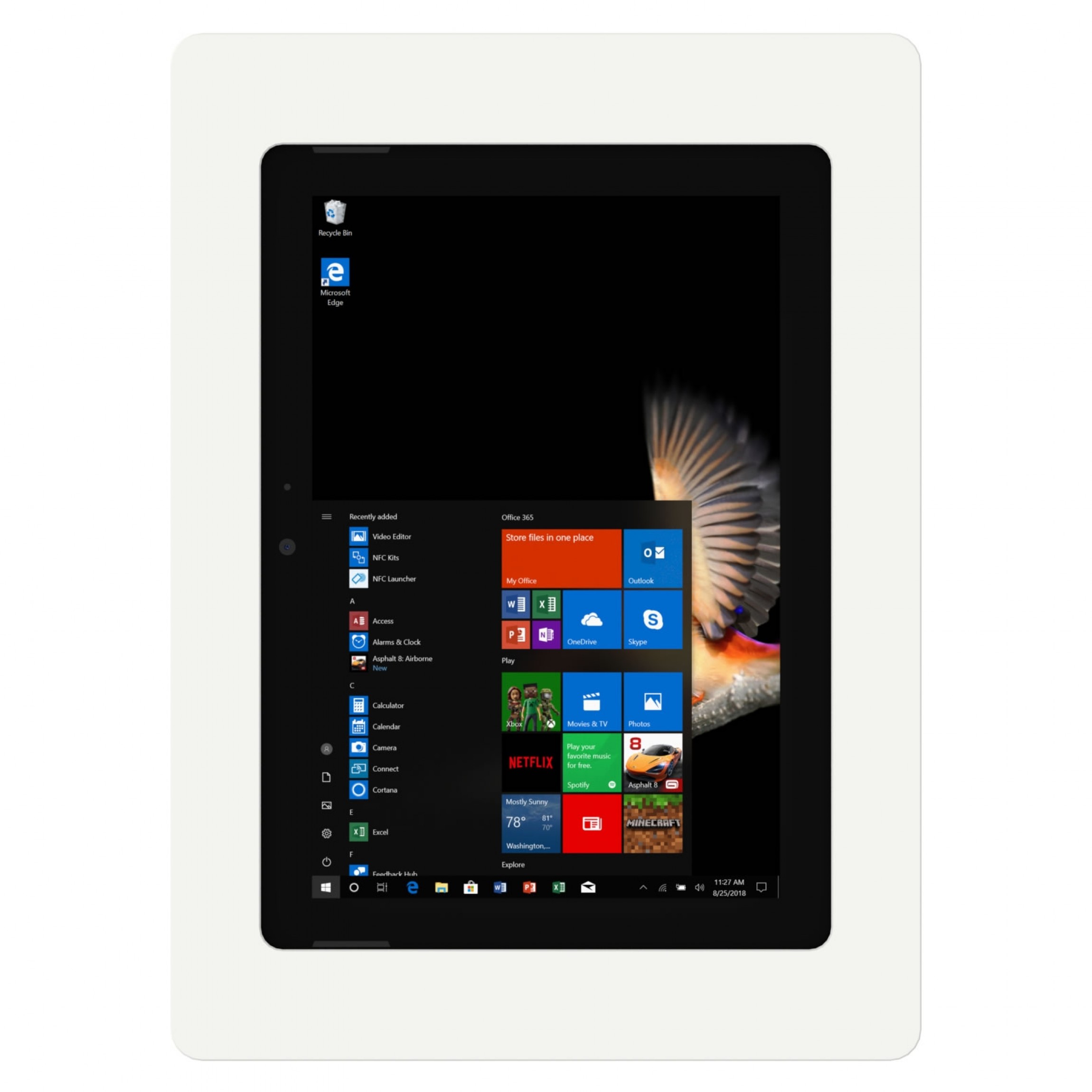 White - Microsoft Windows Surface Go, Go 2, Go 3, & Go 4 - VidaMount On ...