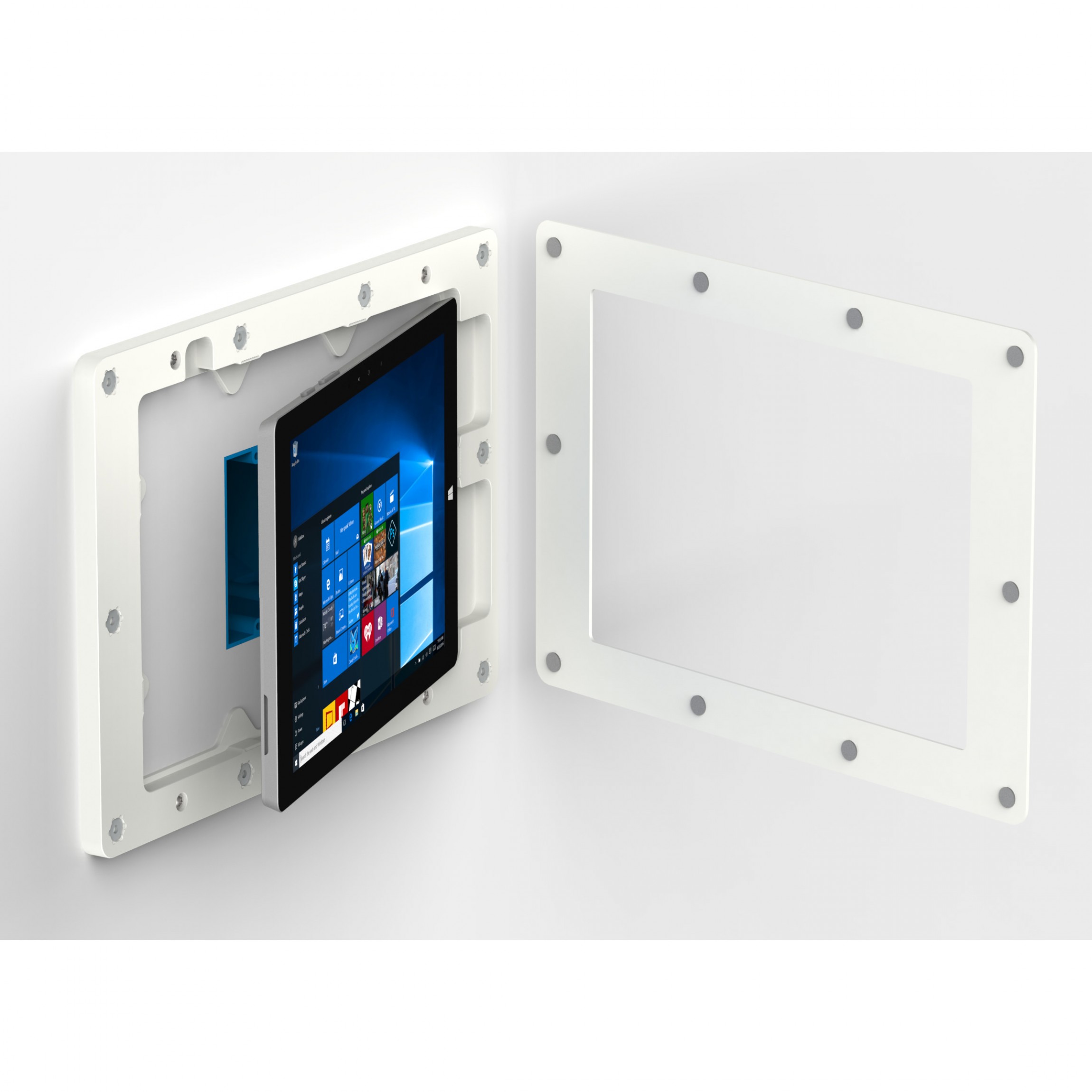 White - Microsoft Windows Surface 3 - VidaMount On-Wall Tablet Mount