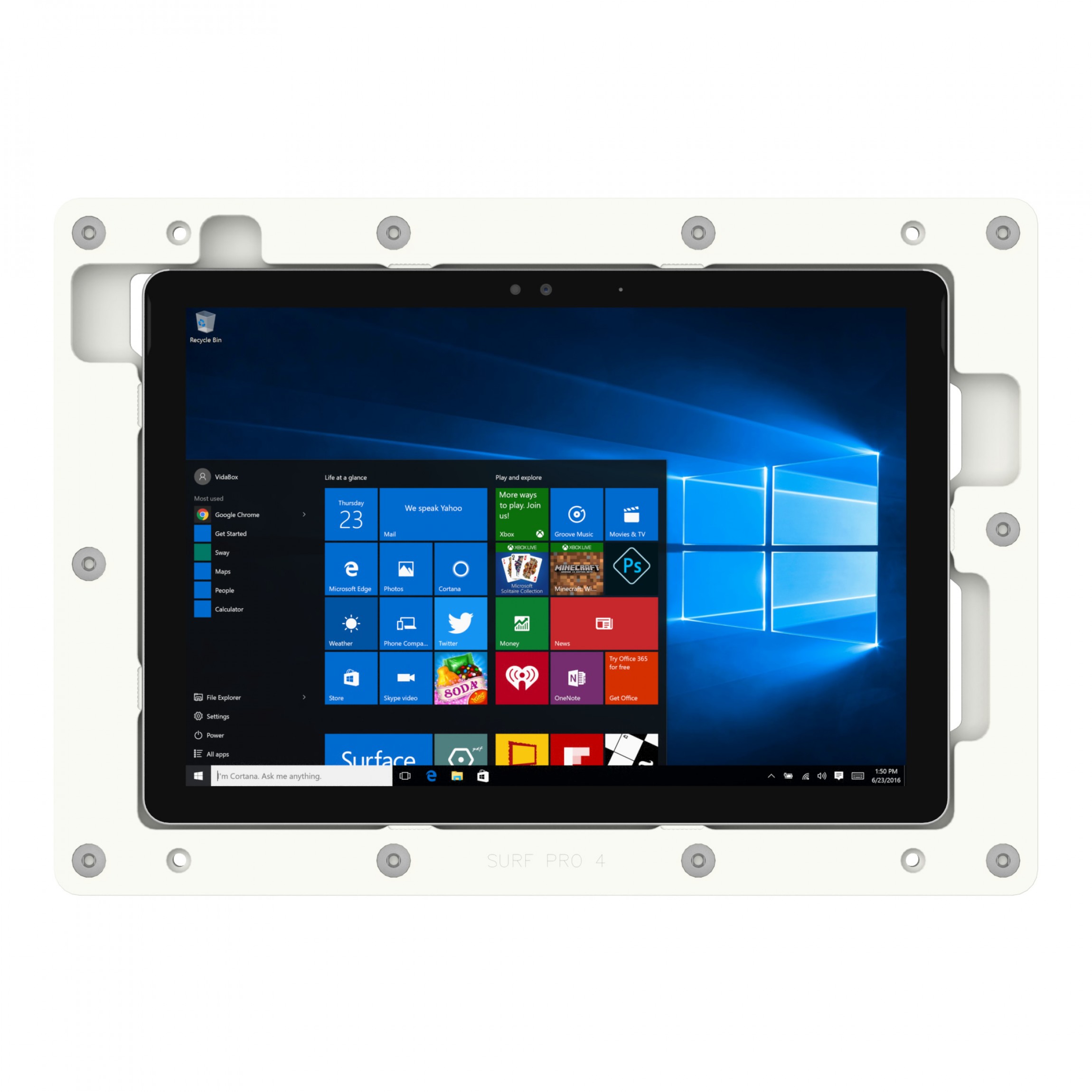 VidaMount On-Wall Tablet Mount - Microsoft Windows Surface Pro 7+, Pro ...