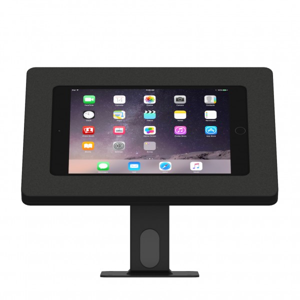 VidaMount iPad Mini 4 & 5 Black Enclosure w. 360 Rotate & Tilt Surface ...