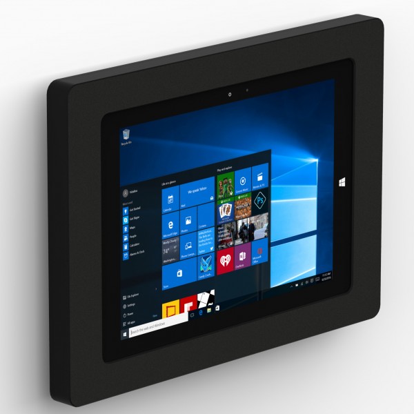 VidaMount Fixed Slim Wall Microsoft Surface 3 Tablet Mount - Black