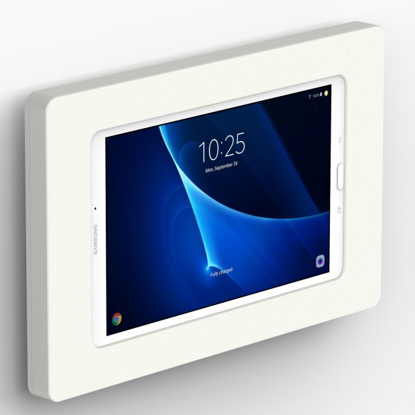 VidaMount Fixed Slim Wall Samsung Galaxy Tab A 10.1 Tablet Mount - White