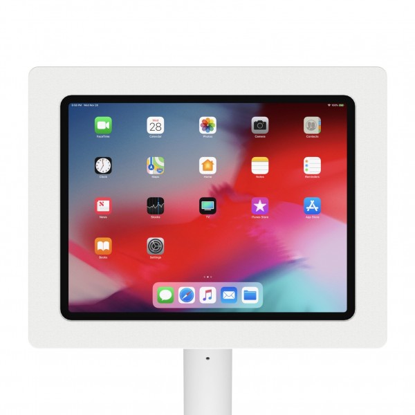 VidaMount 12.9-inch iPad Pro 3rd Gen White Enclosure w. Fixed Floor ...