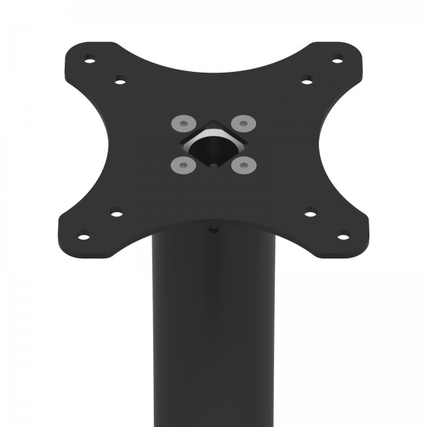 VidaMount Fixed VESA Floor Stand (2nd Version) - Black