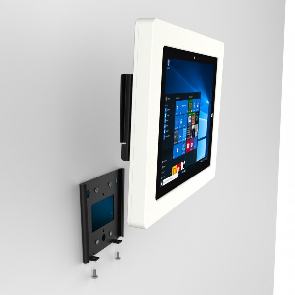 VidaMount Fixed Slim Wall Microsoft Surface 3 Tablet Mount - White