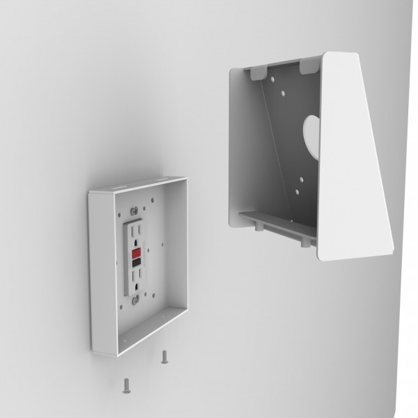 Fixed Tilted Vesa Wall / Surface Mount - 15 ° - White