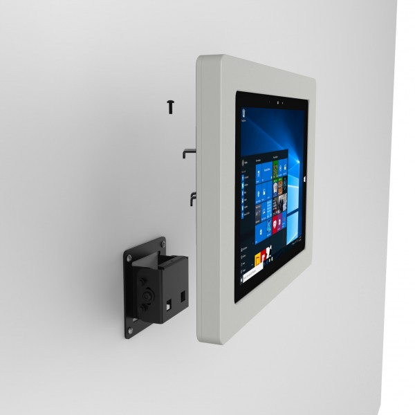 VidaMount Tilting Wall Microsoft Surface 3 Tablet Mount - Light Grey
