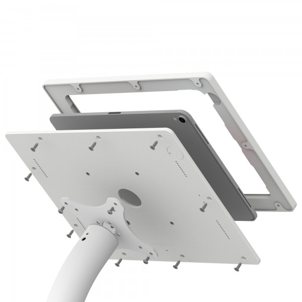 VidaMount 12.9-inch iPad Pro 3rd Gen White Enclosure w. Fixed Floor ...