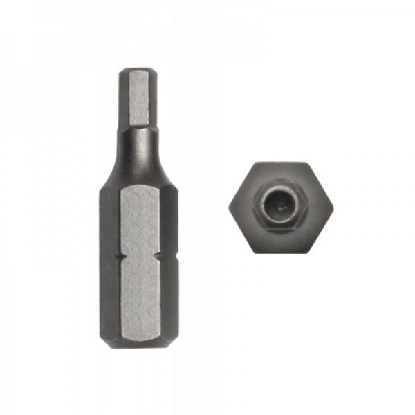 Tamper Resistant Pin-in-Socket M4 Hex Insert Bit