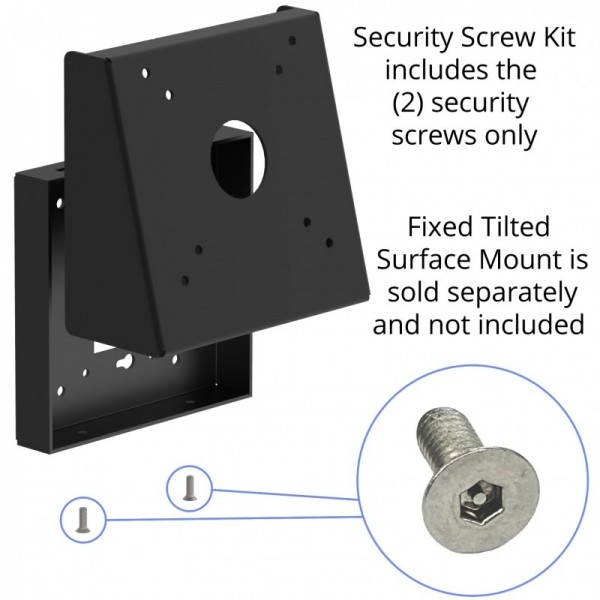 Fixed Tilted Wall Mount Security Kit Upgrade