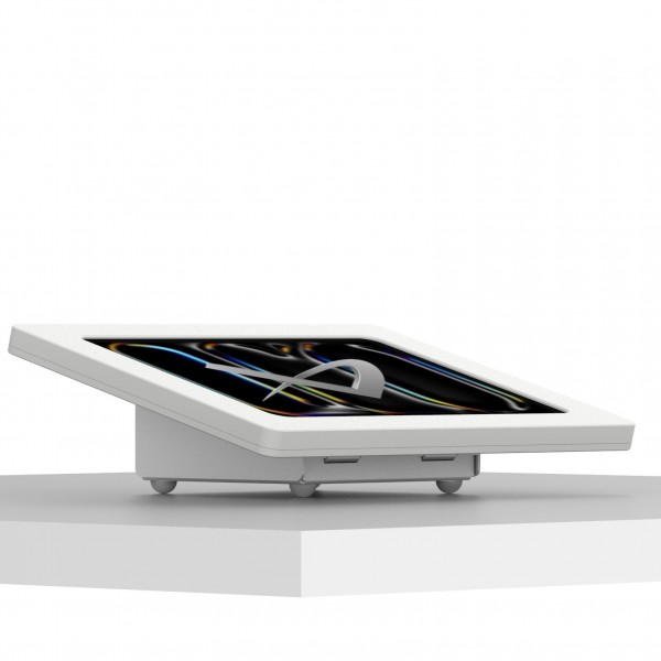 VidaMount 11-inch iPad Pro (M4) White Enclosure w. Fixed Tilted 15 ...