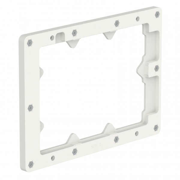 White - Microsoft Windows Surface 3 - VidaMount On-Wall Tablet Mount