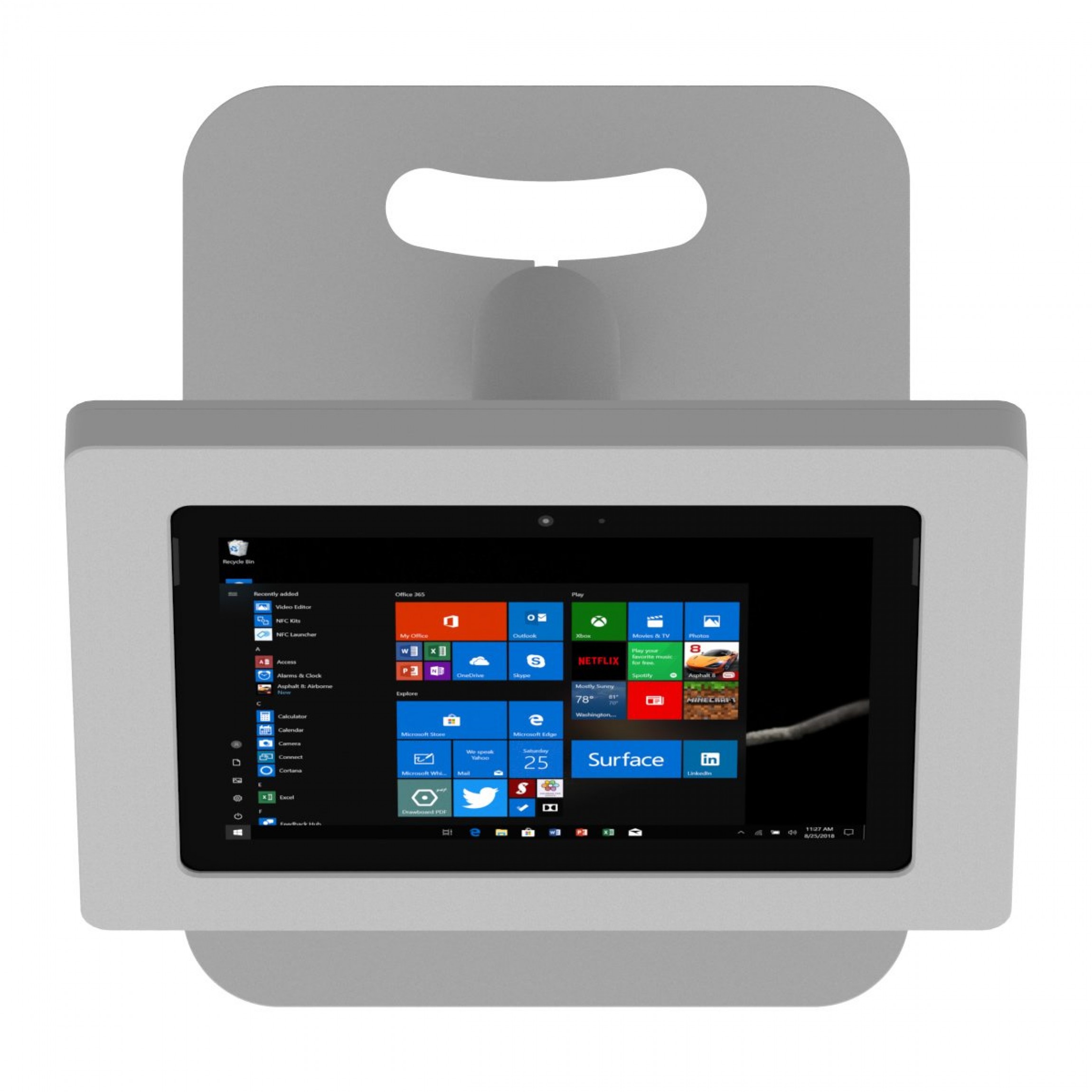 VidaMount Microsoft Surface Go, Go 2, Go 3, & Go 4 Light Grey Enclosure ...
