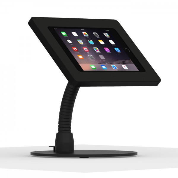 VidaMount iPad Mini 1, 2, 3 Black Enclosure w. Portable Flexible VESA Stand