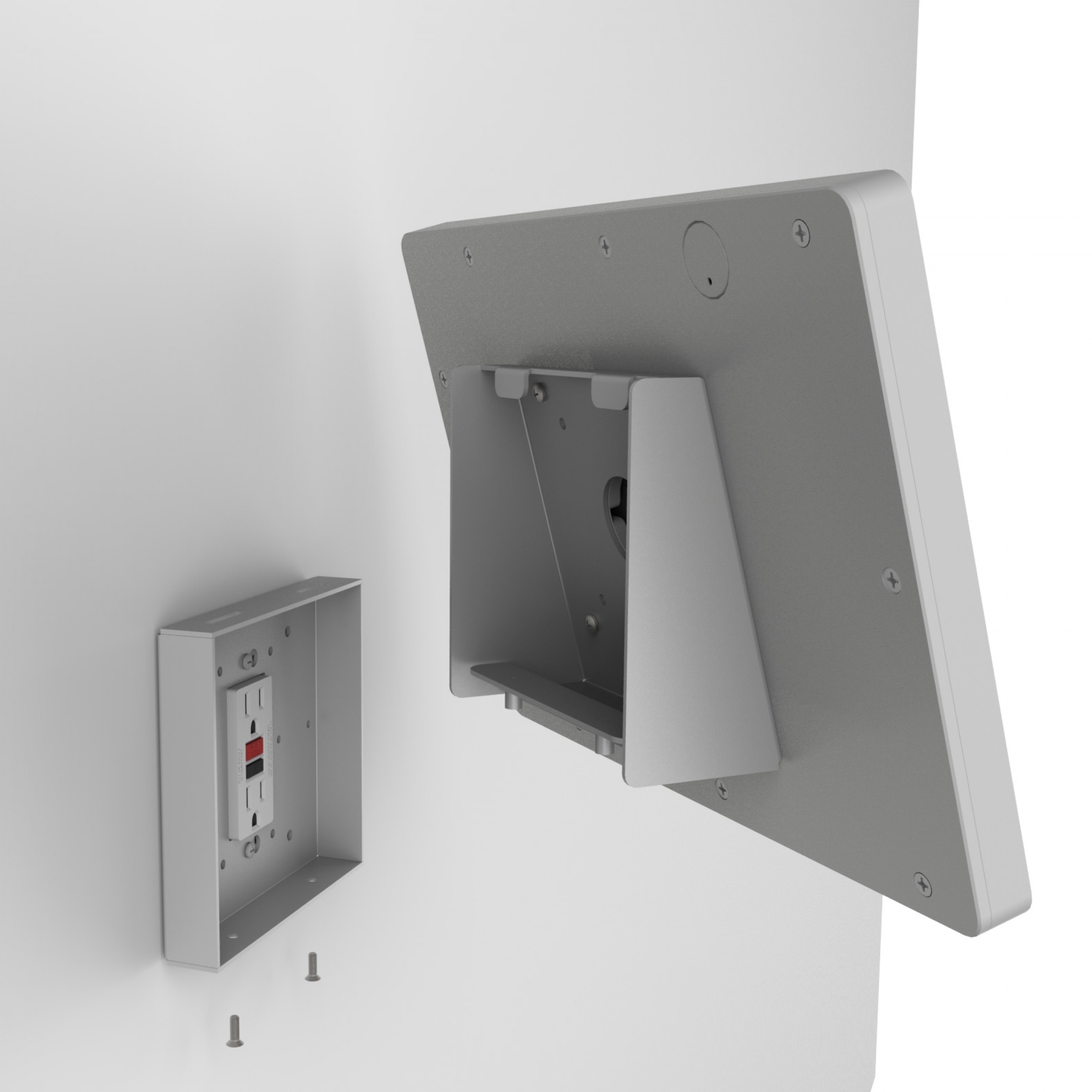 VidaMount Microsoft Surface 3 Light Grey Enclosure w. Fixed Tilted 15 ...