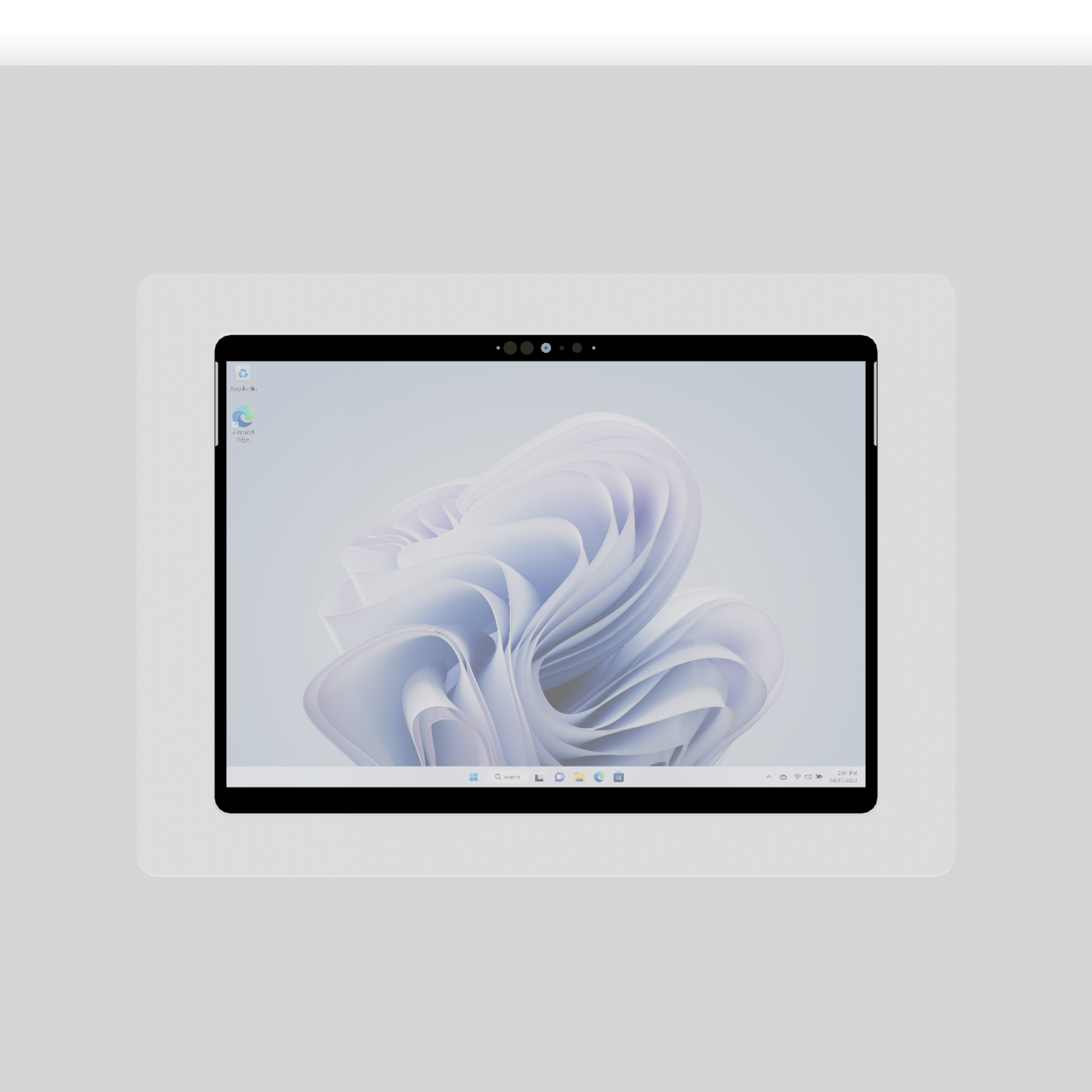 VidaMount Microsoft Surface Pro 9, 10, & 11 White Enclosure w ...