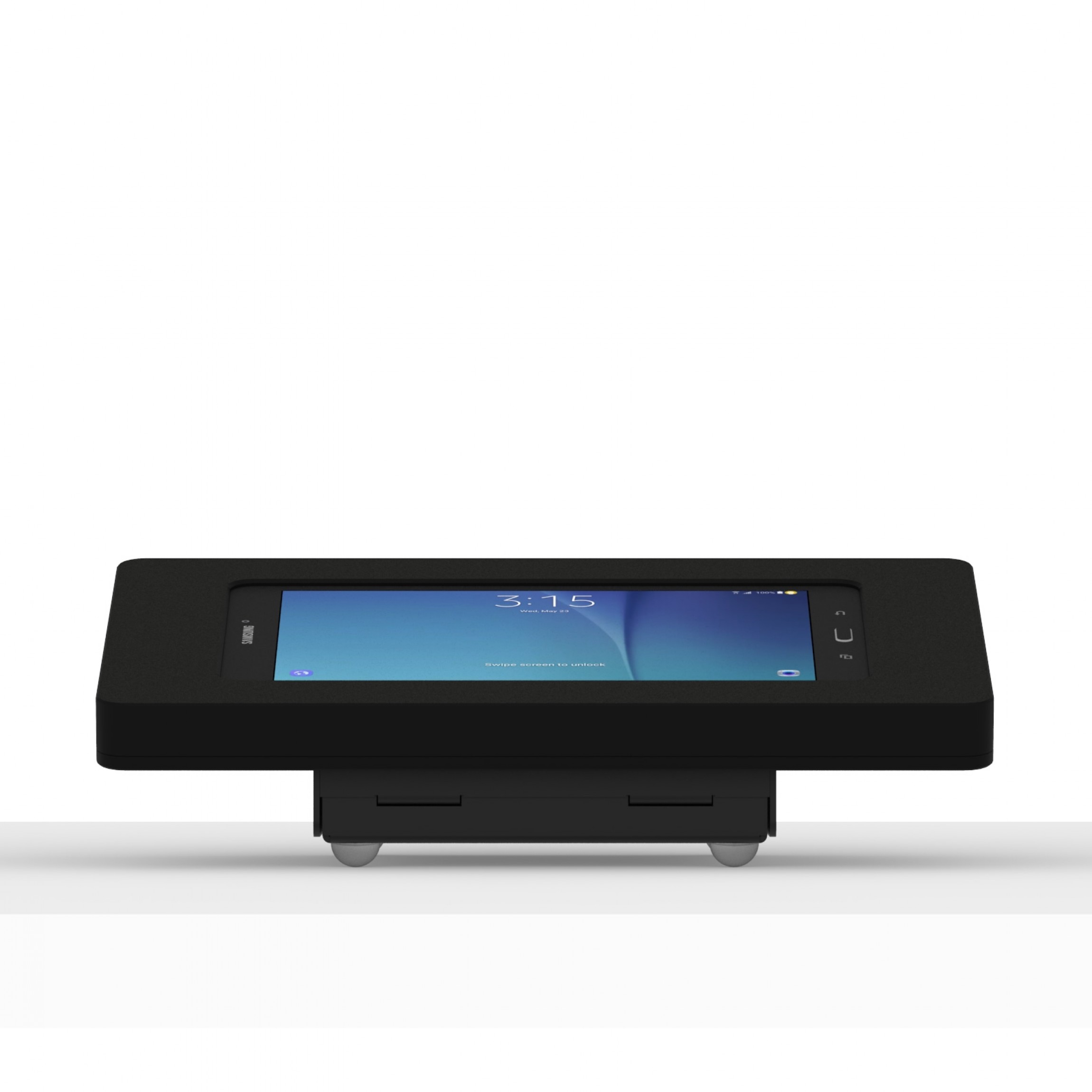 VidaMount Samsung Galaxy Tab E 8.0 Black Enclosure w. Fixed Tilted 15 ...