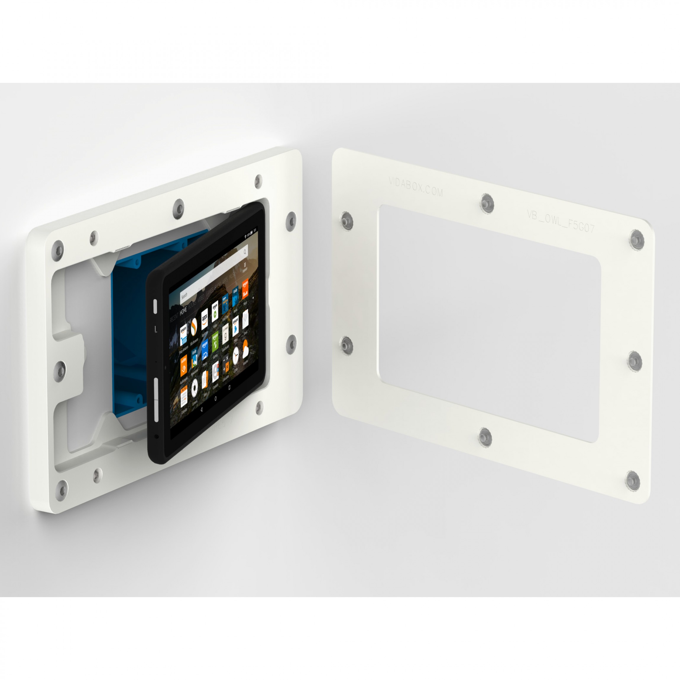 White - Amazon Fire 5th Gen 7" - VidaMount On-Wall Tablet Mount