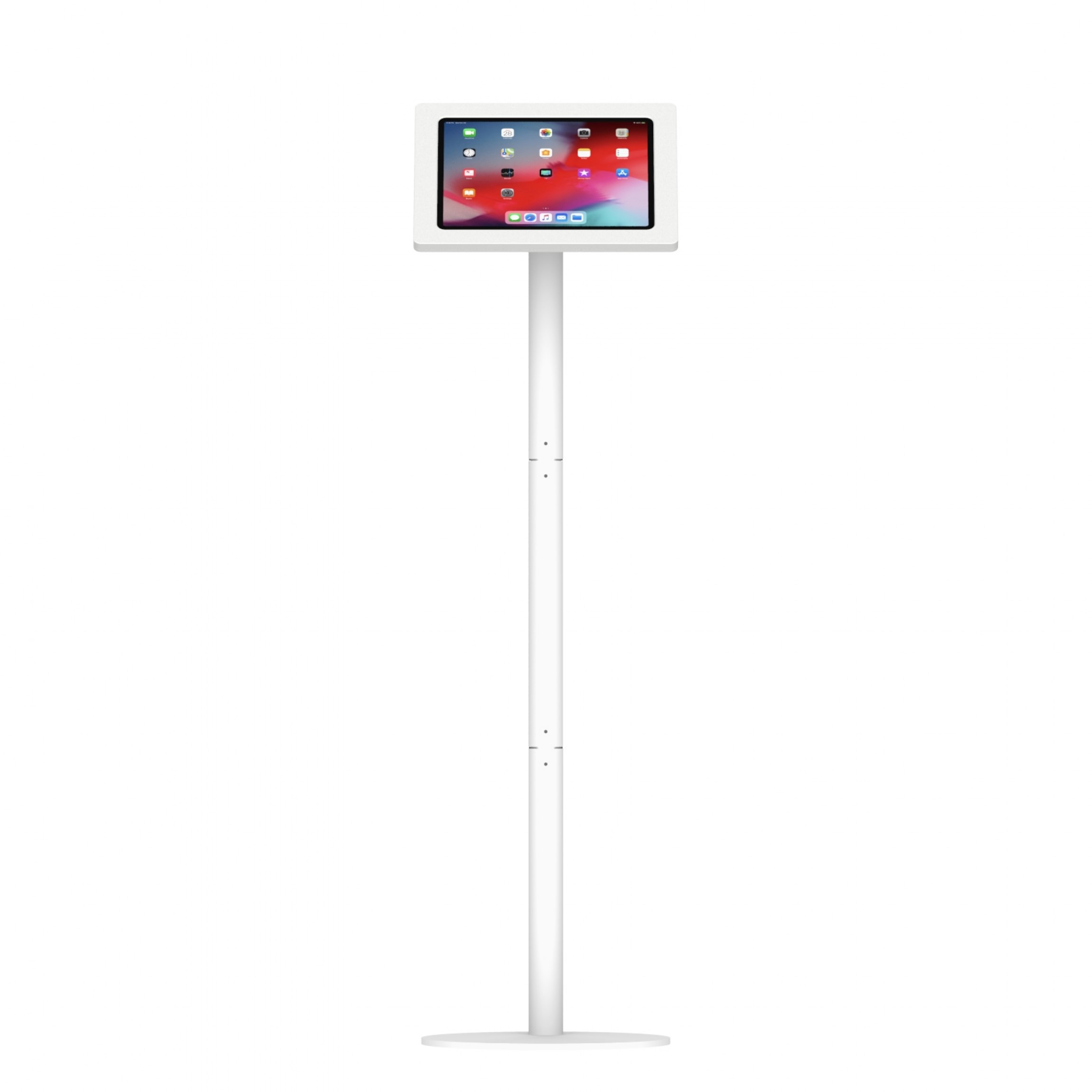 VidaMount 12.9-inch iPad Pro 3rd Gen White Enclosure w. Fixed Floor ...